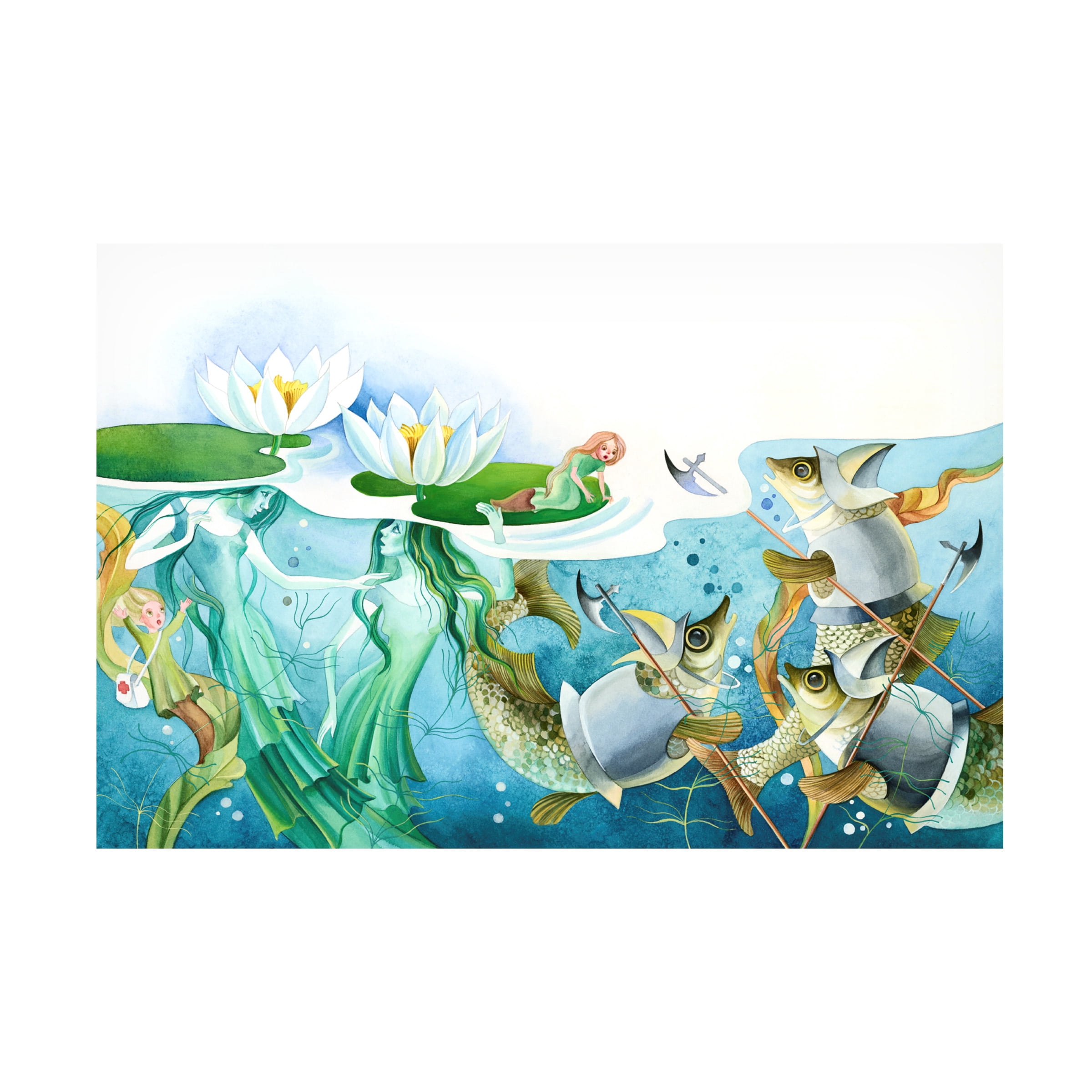 Lana Korolievskaia 'River Commotion' Canvas Art - Walmart Business Supplies