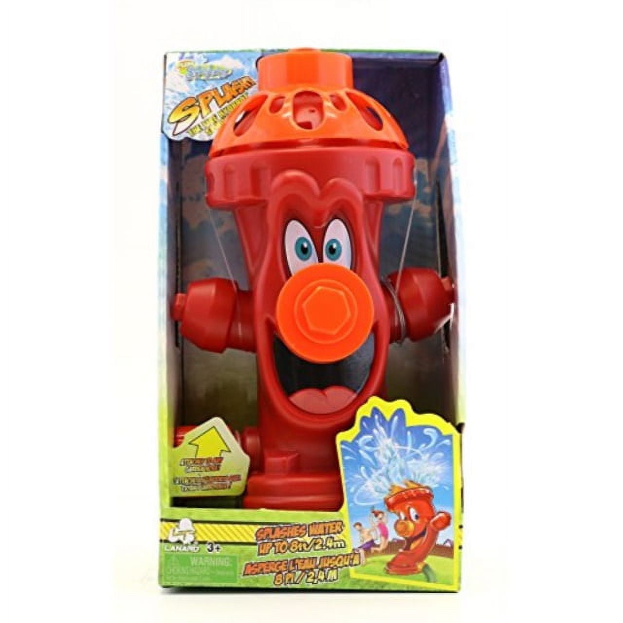 Lanard Fire Hydrant Water Lawn Sprinkler, Garden Hose Splash Sprays 8 ...