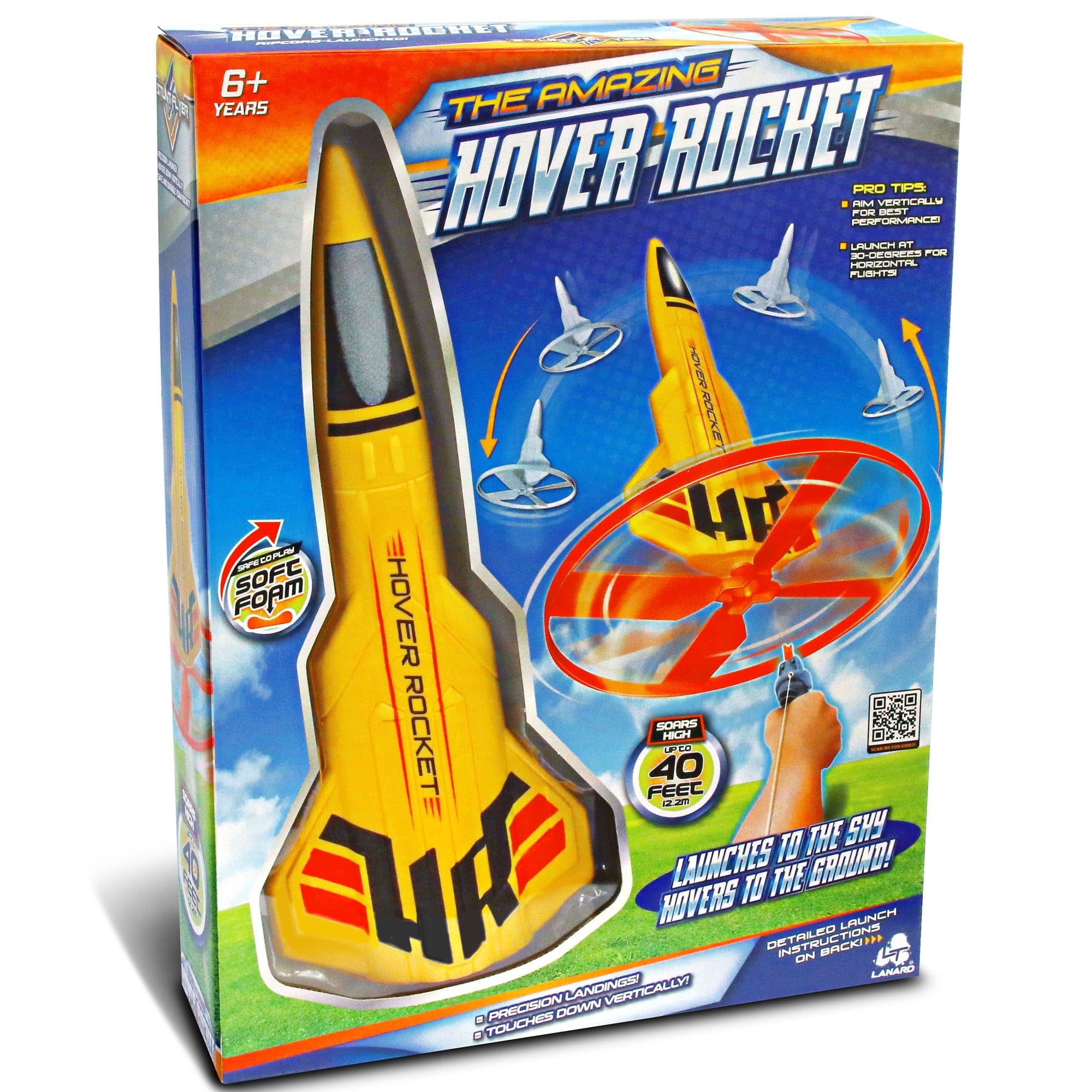 Lanard: Stunt Flyer - Hover Rocket - Super High-Flying Toy, Foam Rocket ...