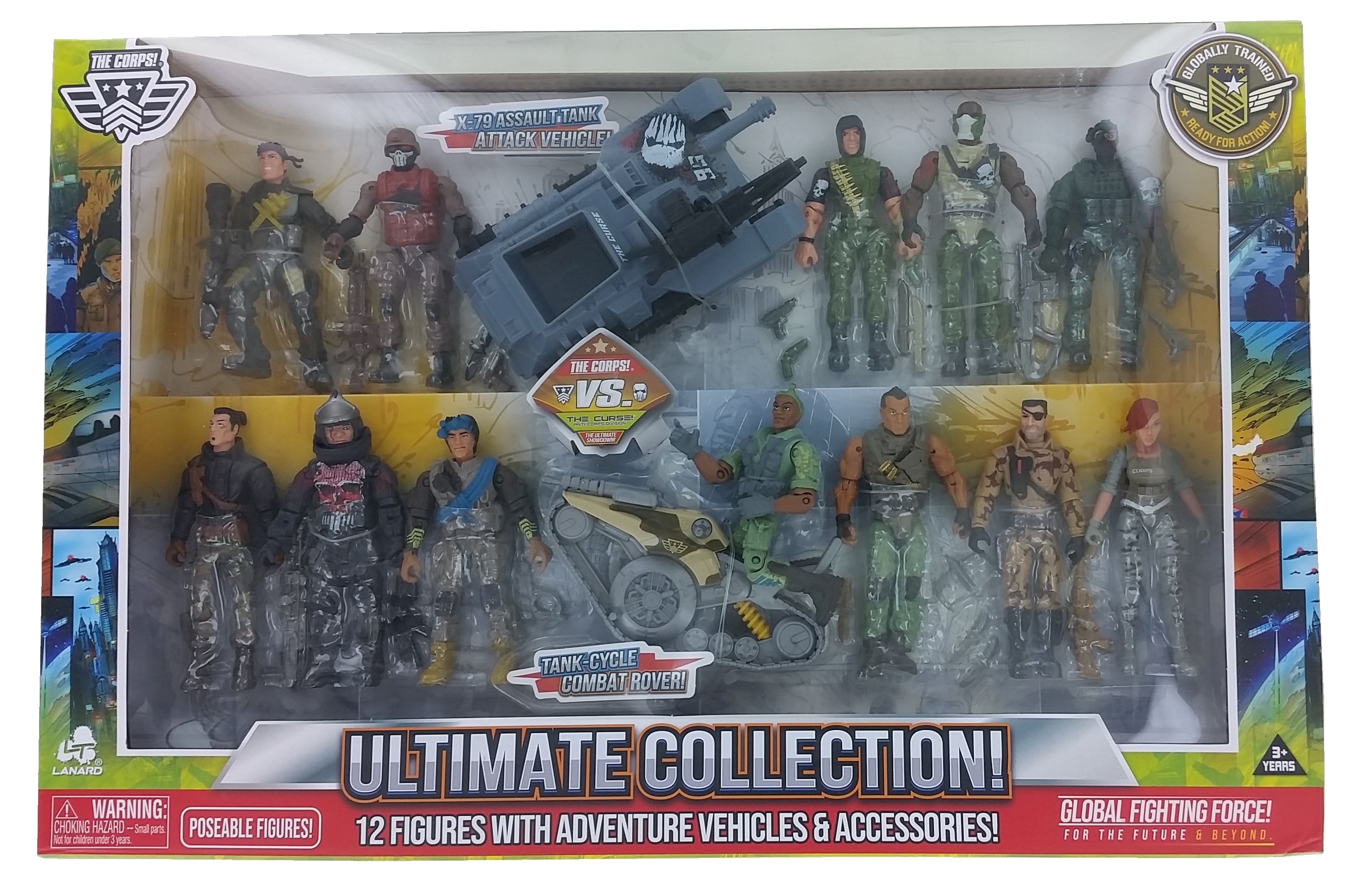 Lanard The Corps! Toy Soldiers Ultimate Military Collection Action ...