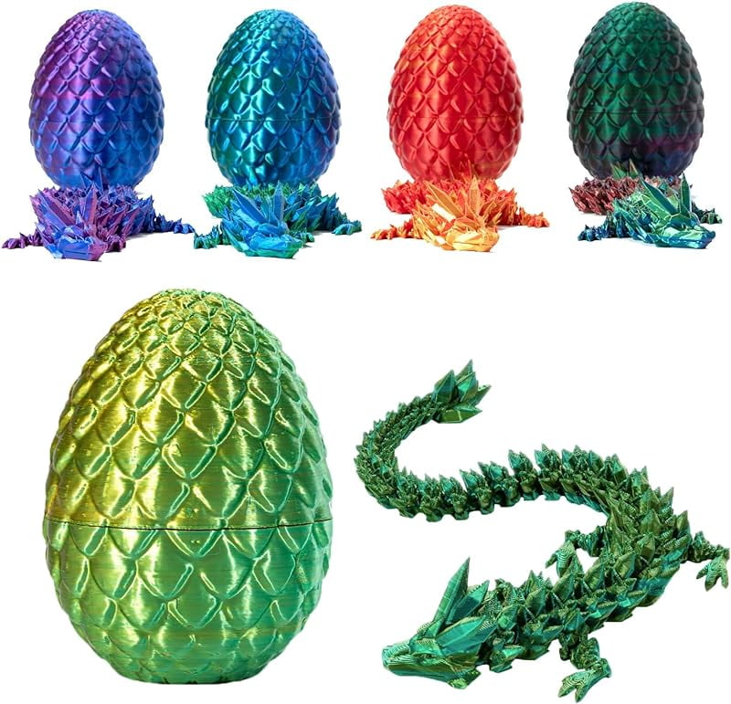 Lanbtorn Easter Egg, Dragon Egg, 12In Dragon Toy, 3D Printed Dragon ...