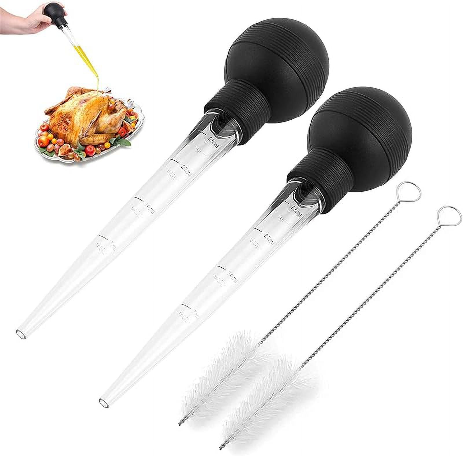Lanbtorn Large Turkey Baster with Cleaning Brush - Turkey Baster ...