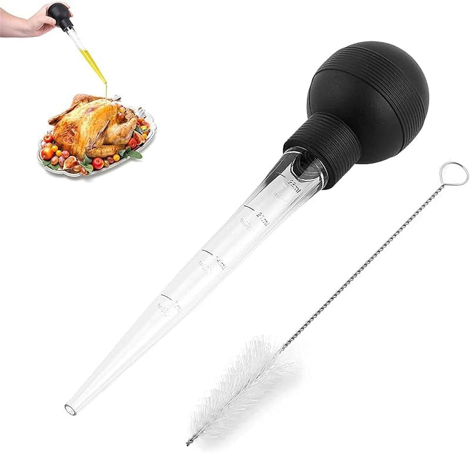 Lanbtorn Large Turkey Baster with Cleaning Brush - Turkey Baster ...