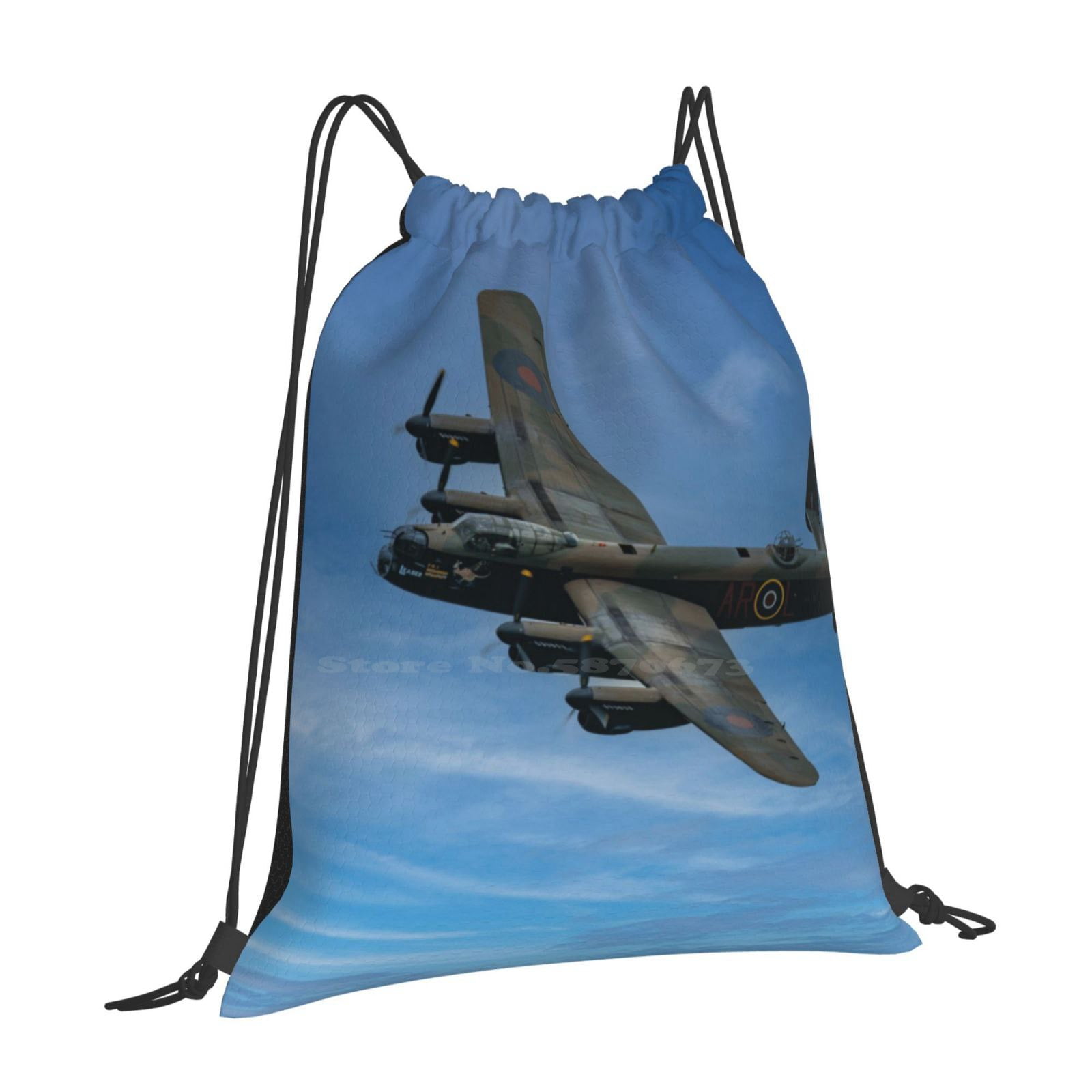 Lancaster Bomber Leader 3d Print Design Backpack Student Bag Lancaster ...