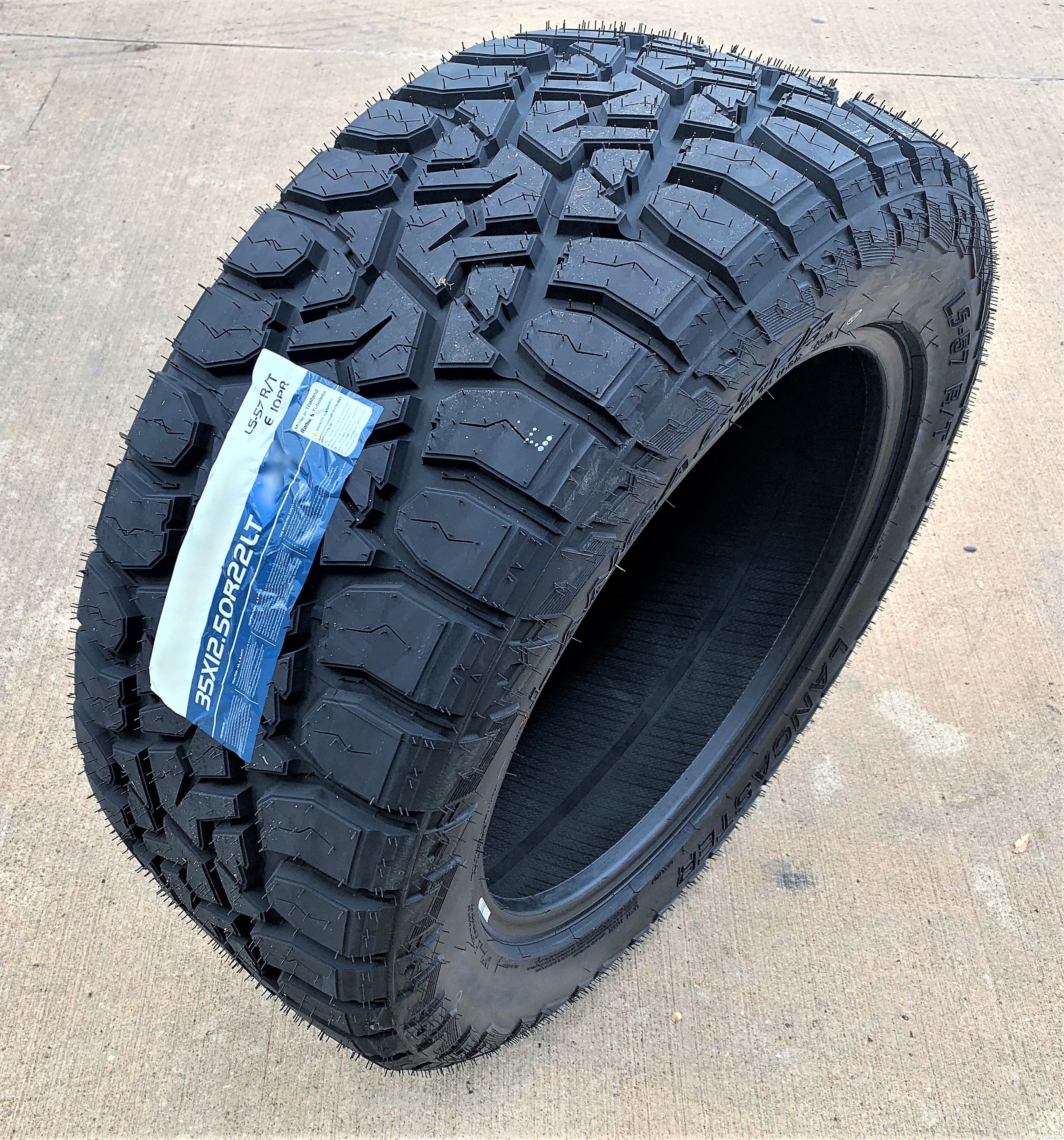 Lancaster LS-57 R/T LT 35X12.50R22 Load E 10 Ply RT Rugged Terrain Tire ...
