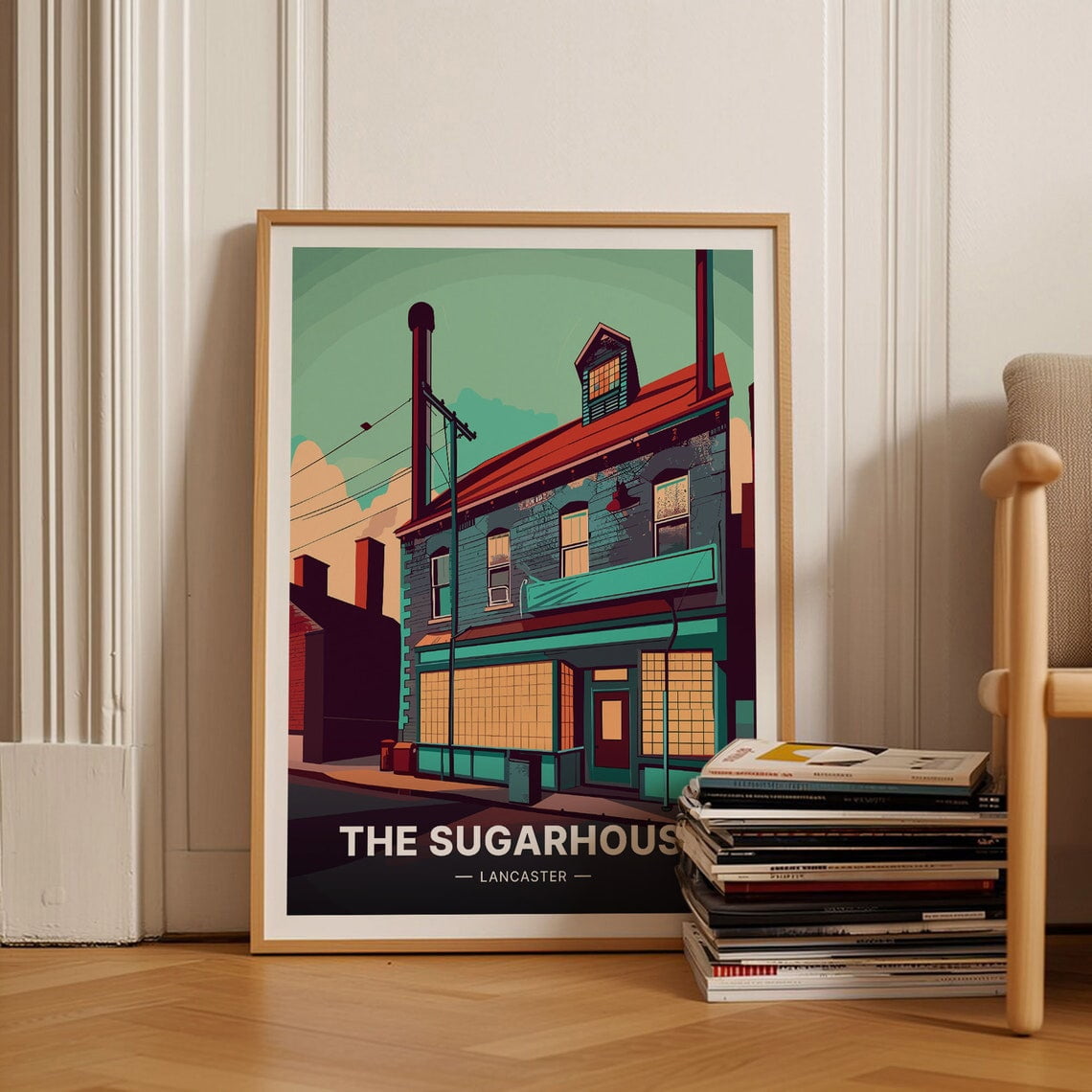 Lancaster And Morecambe Travel Poster, Uk Nightlife & University Scene ...