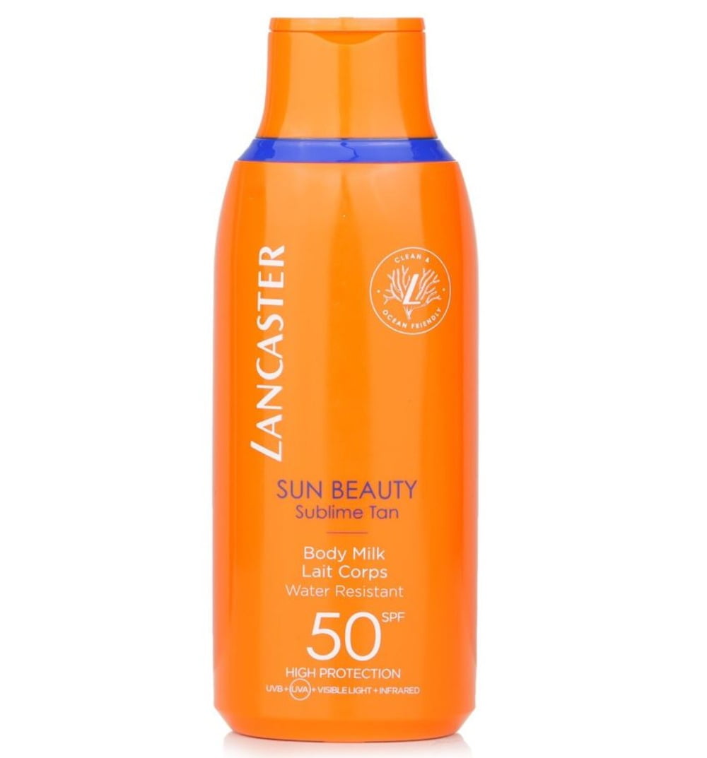 Lancaster Sun Beauty Body Milk SPF50, 175ml, Water Resistant, Matte ...