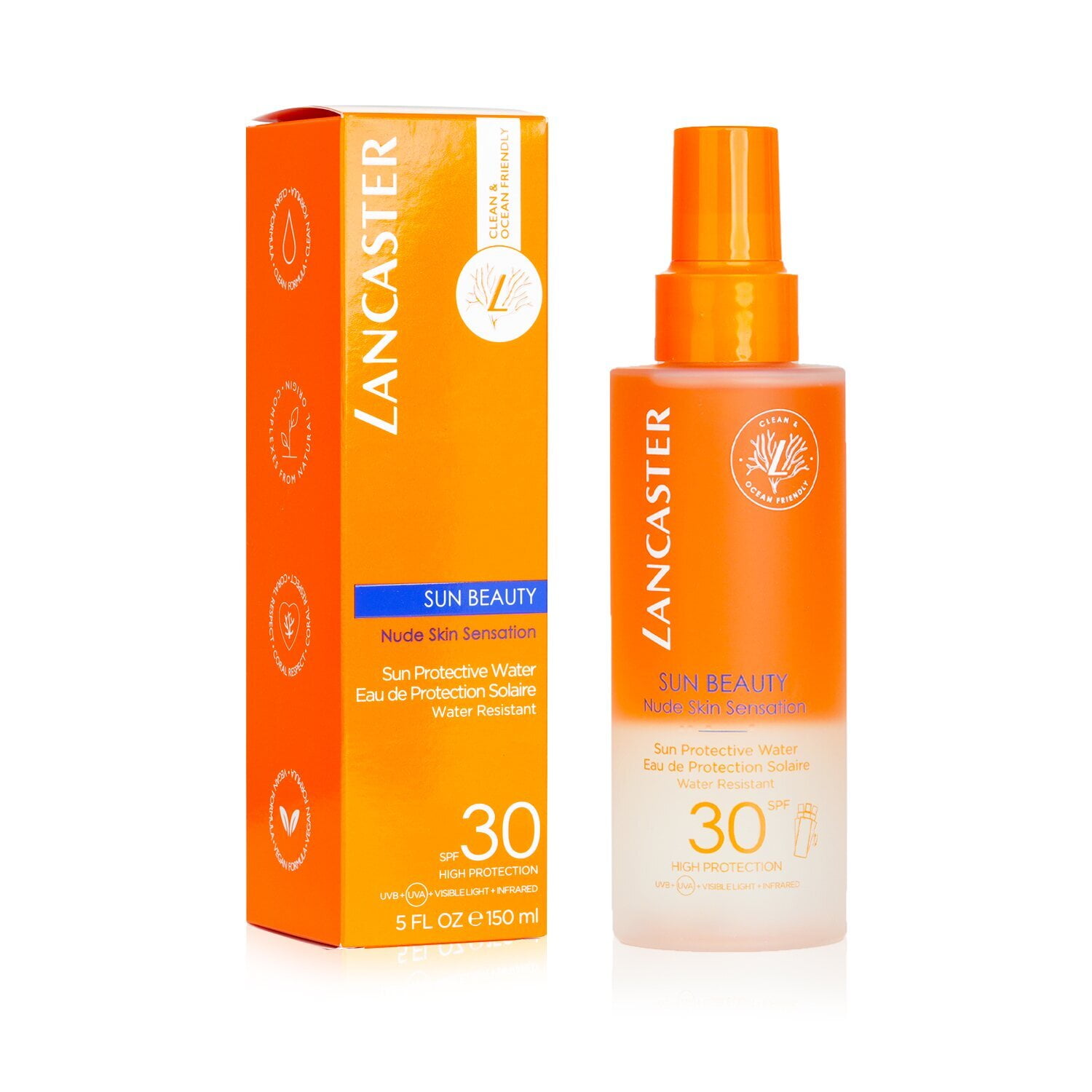 Lancaster Sun Beauty SPF30 Sunscreen - Protective Skin Sunblock Water ...