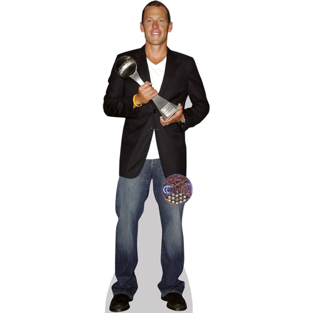Lance Armstrong (Award) Lifesize Cardboard Cutout Standee - Walmart.com