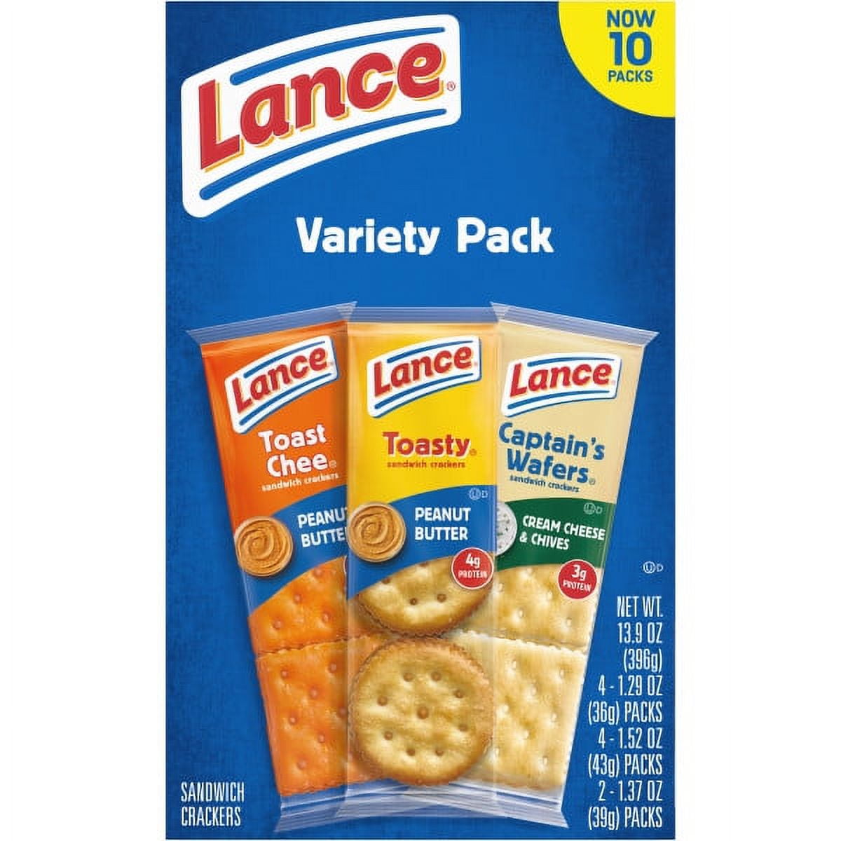Lance CORE Variety Pack 10CT - Walmart.com