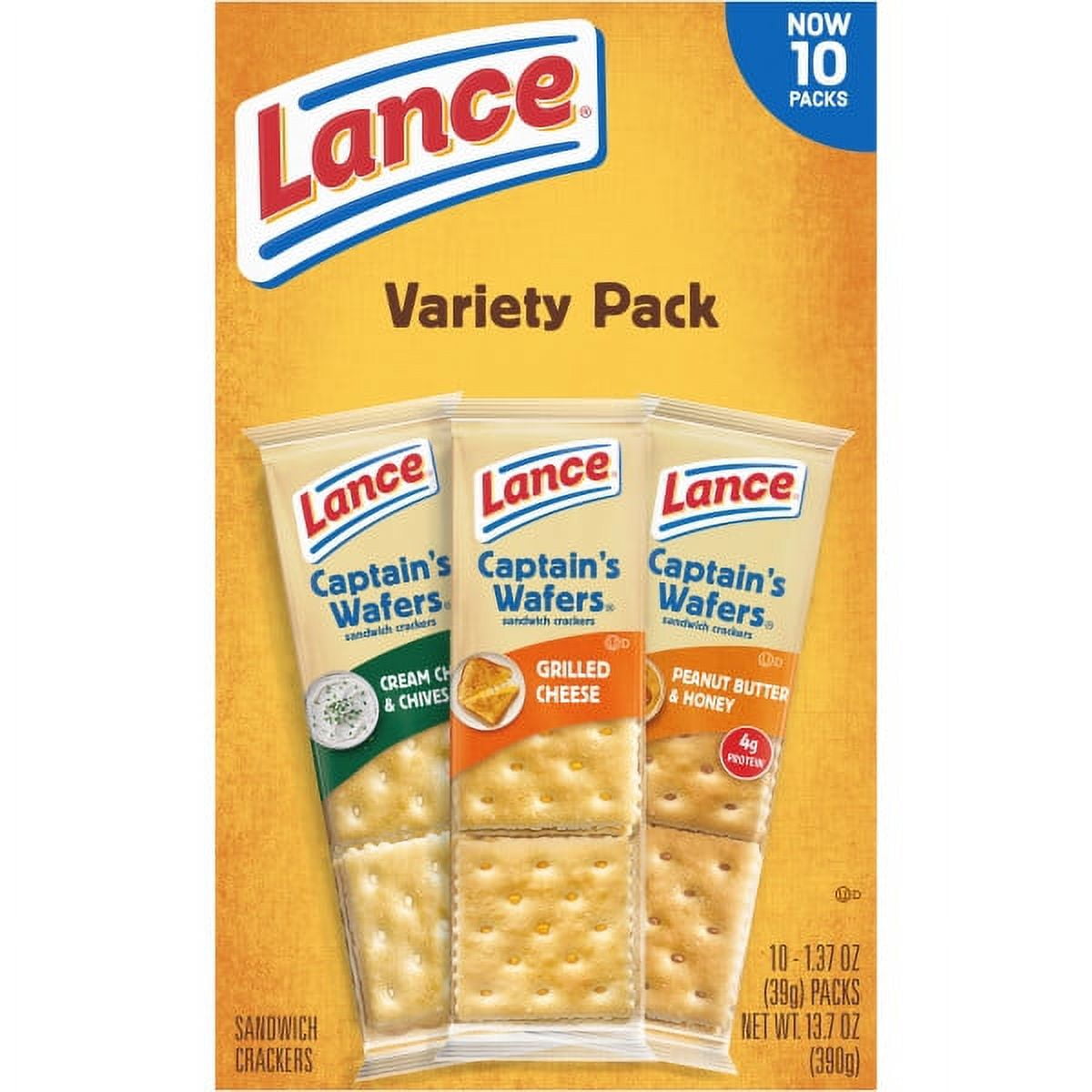 Lance Captain Wafer's Variety Pack 10CT - Walmart.com