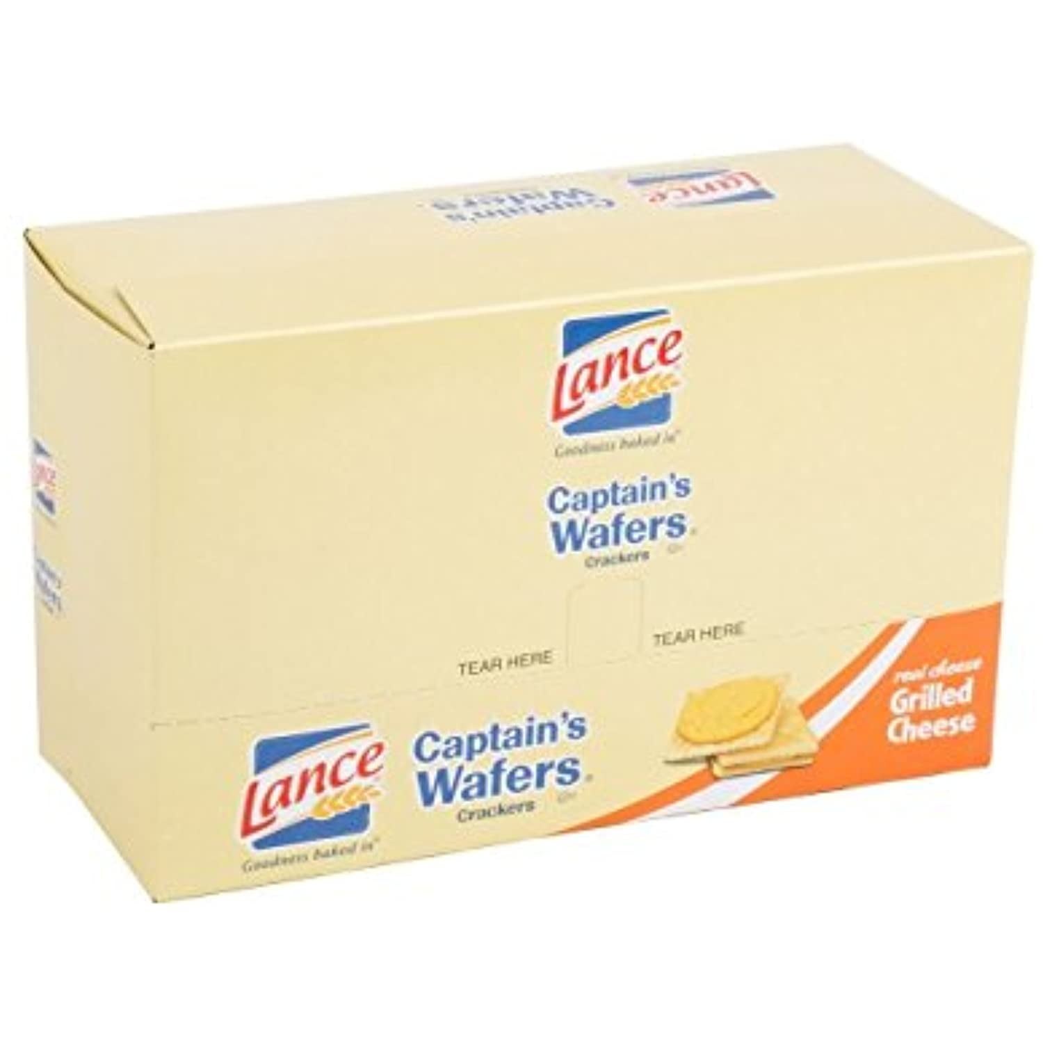 Lance Captain's Wafers Grilled Cheese Sandwich Crackers [20-Count Caddy ...