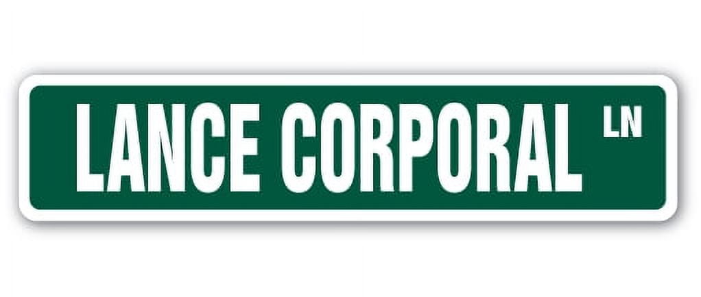 Lance Corporal Street [3 Pack] of Vinyl Decal Stickers | Indoor/Outdoor ...