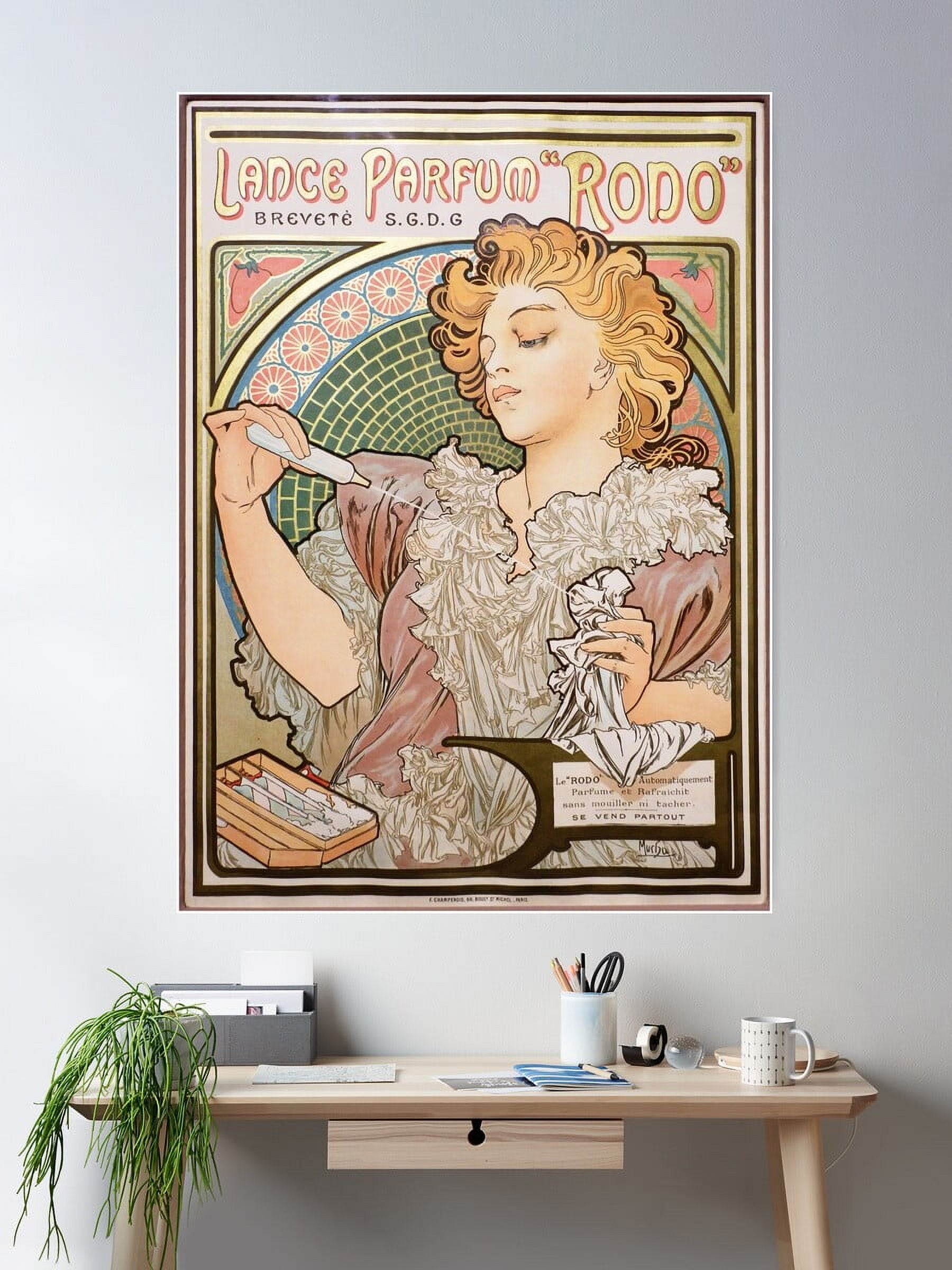 Lance Parfum Rodo Advertising Vintage Art Nouveau By Alphonse Mucha ...