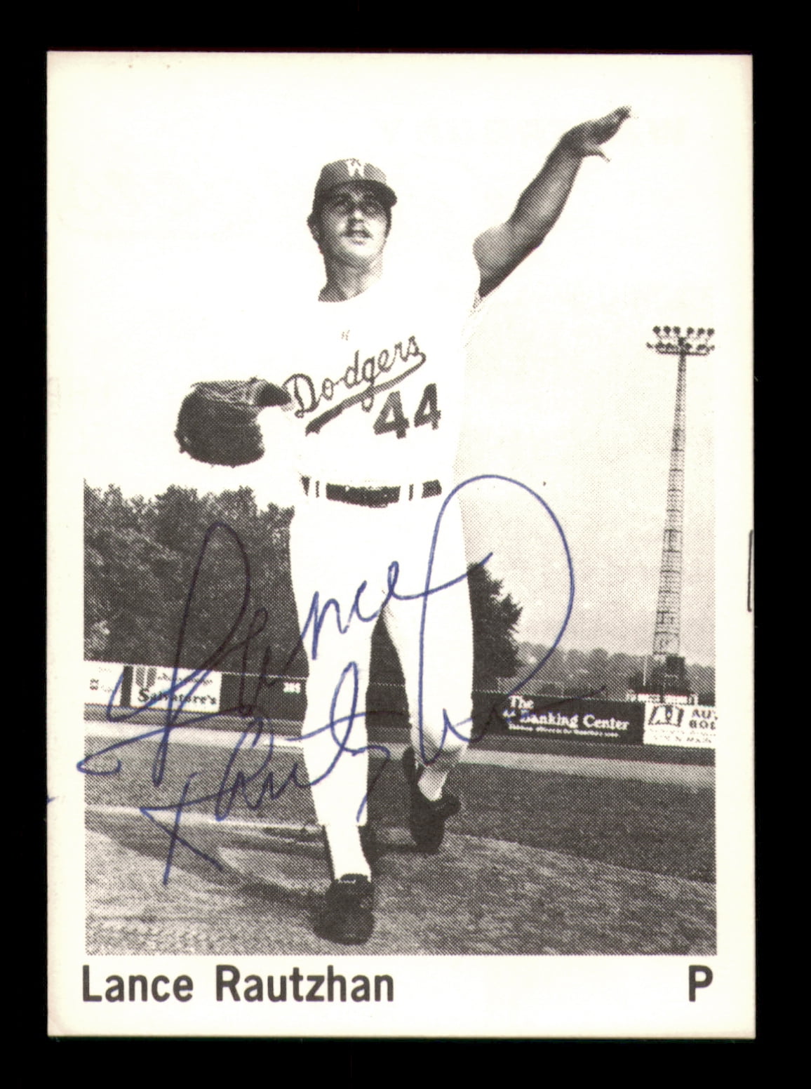 Lance Rautzhan Autographed 1975 TCMA Rookie Card Waterbury Dodgers SKU ...