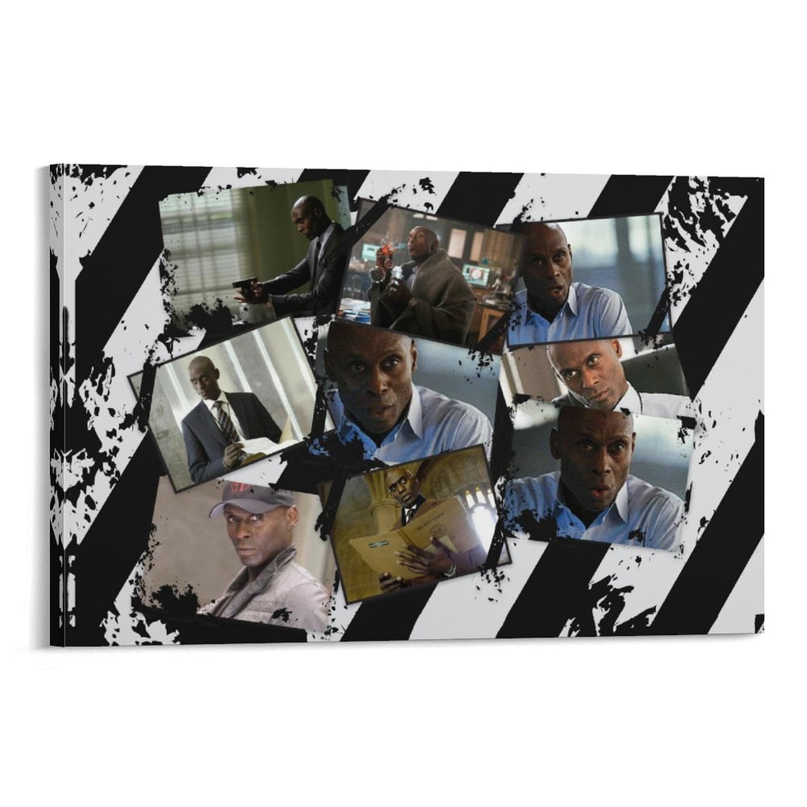 Lance Reddick Actor Poster Poster Cool Artworks Painting Wall Art ...