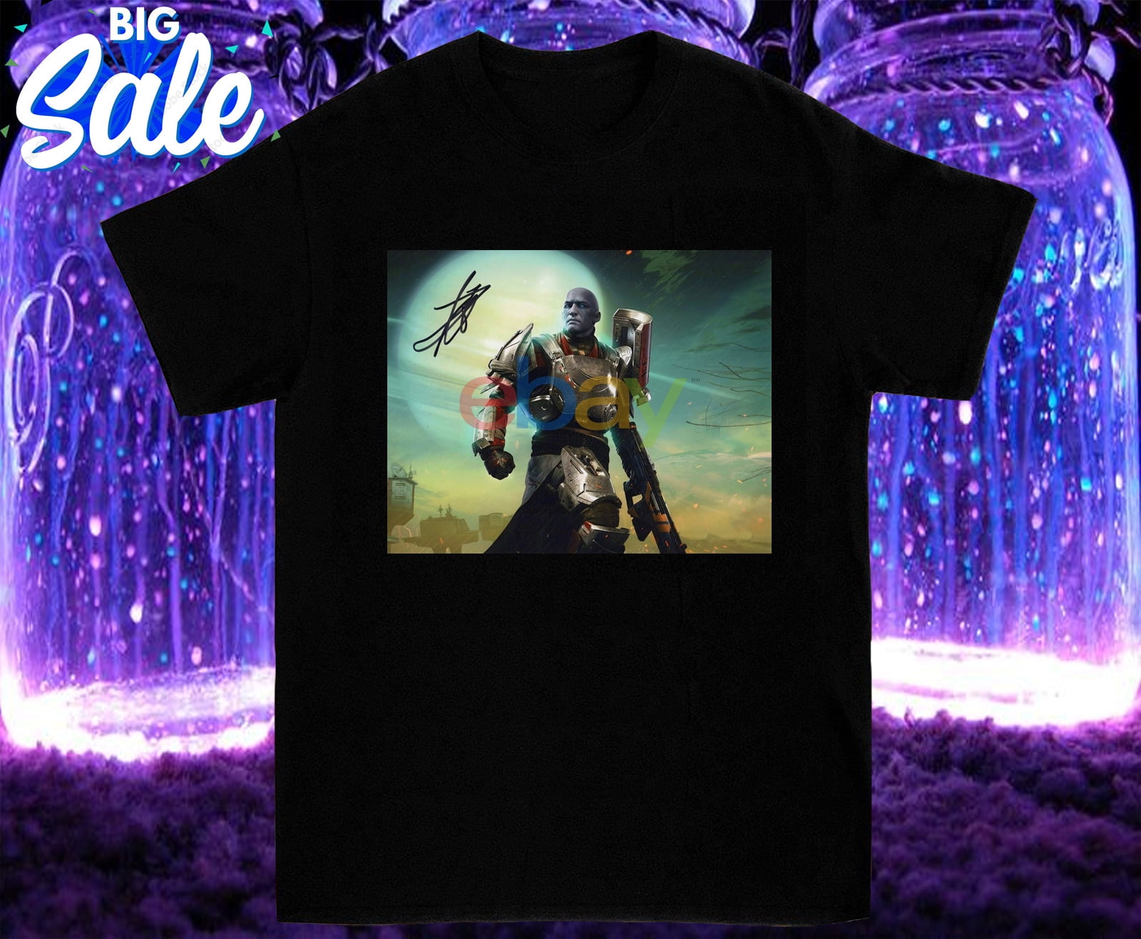 Lance Reddick Signed T Shirt Size S-4XL Lance Reddick Signed EG214 ...