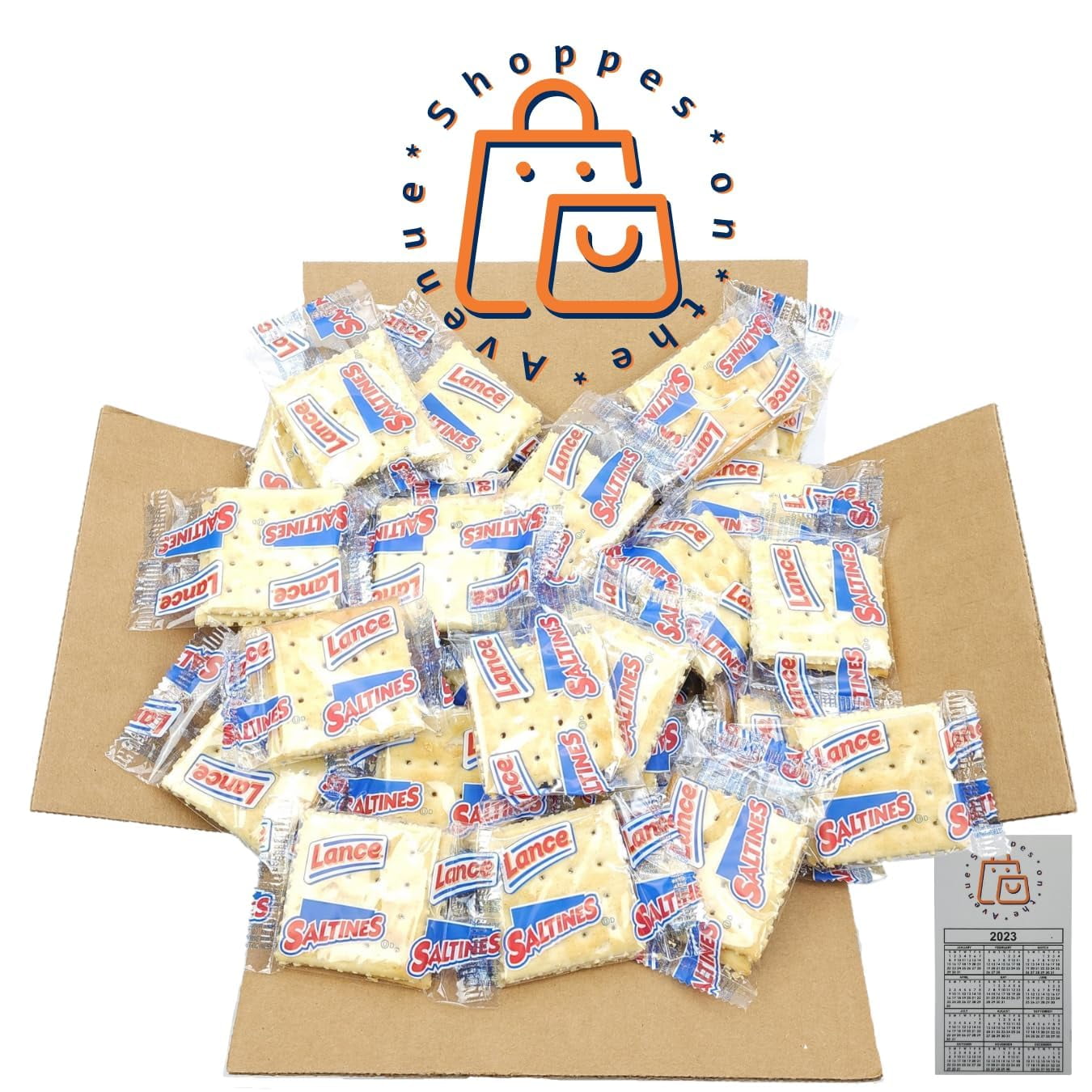 Lance Saltines Crackers- 100 Single Serve Packs - Each Individually ...