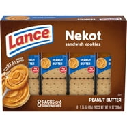 Lance Sandwich Crackers, ToastChee Cheddar, 8 Individually Wrapped ...