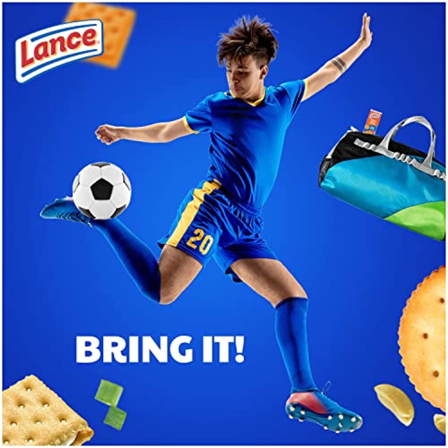Lance Sandwich Crackers, Variety Pack, 3 Flavors, 8 Individually ...