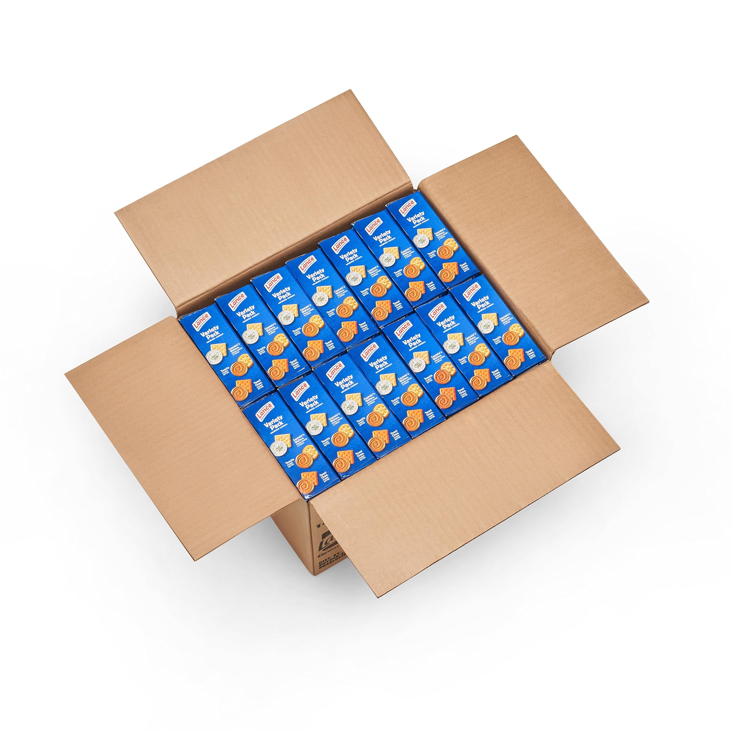 Lance Sandwich Crackers, Variety GP27 Pack, 3 Flavors, 8 Individually ...