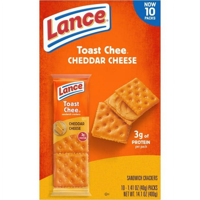 Lance Toast Chee Cheddar 10CT - Walmart.com