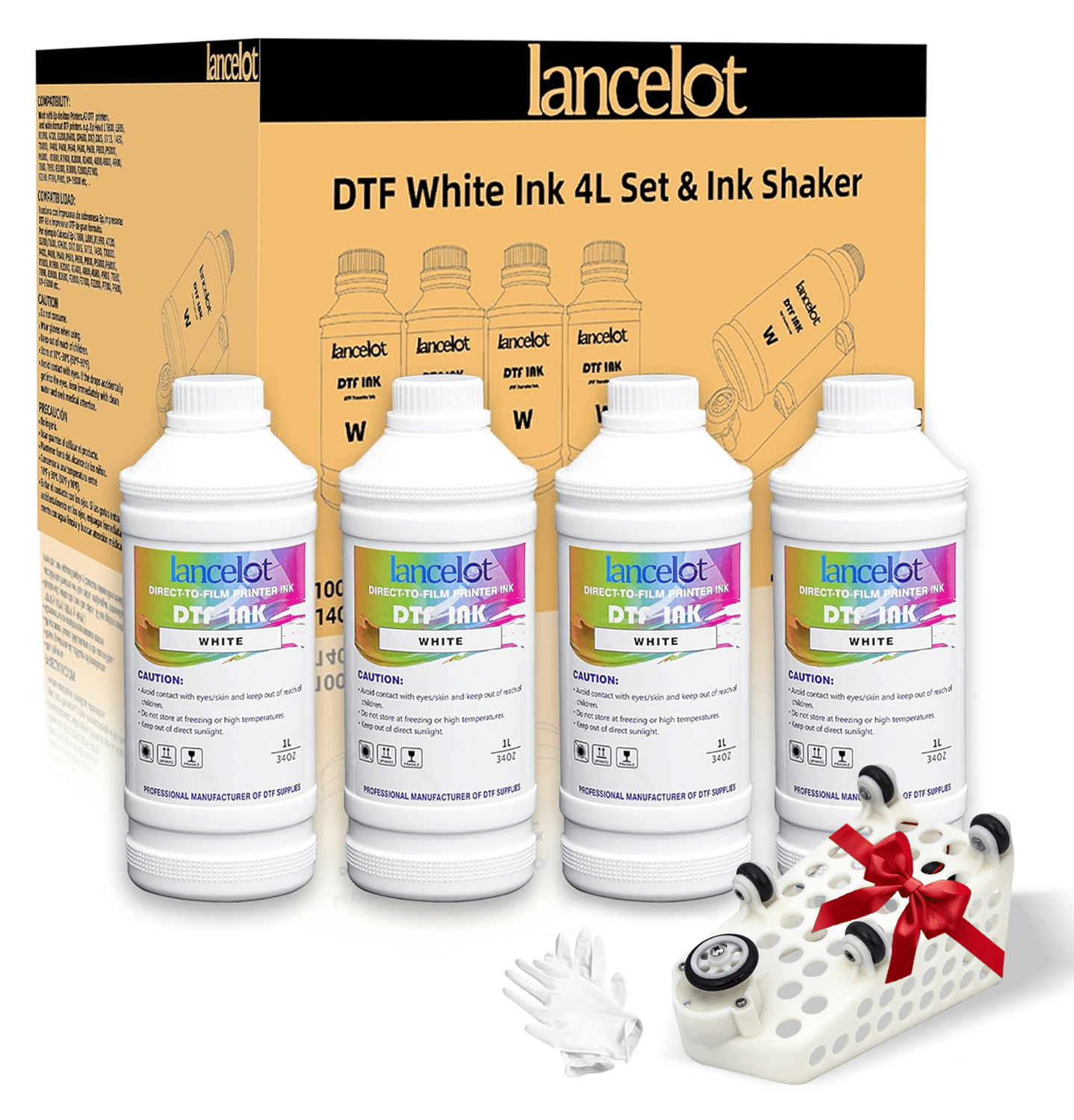 Lancelot DTF Ink - DTF Transfer Ink for PET Film, Refill DTF Ink for Epson ET-8550/XP15000/L1800 ...