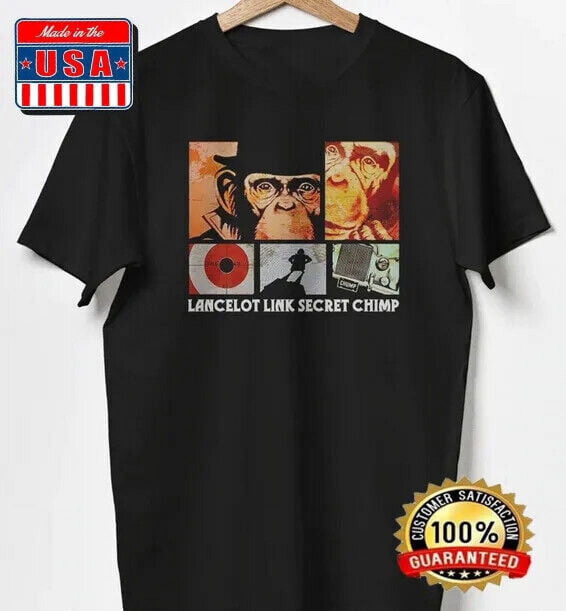 Lancelot Link Secret Chimp Cloth T-Shirt Black Men Women Tee S0930 ...