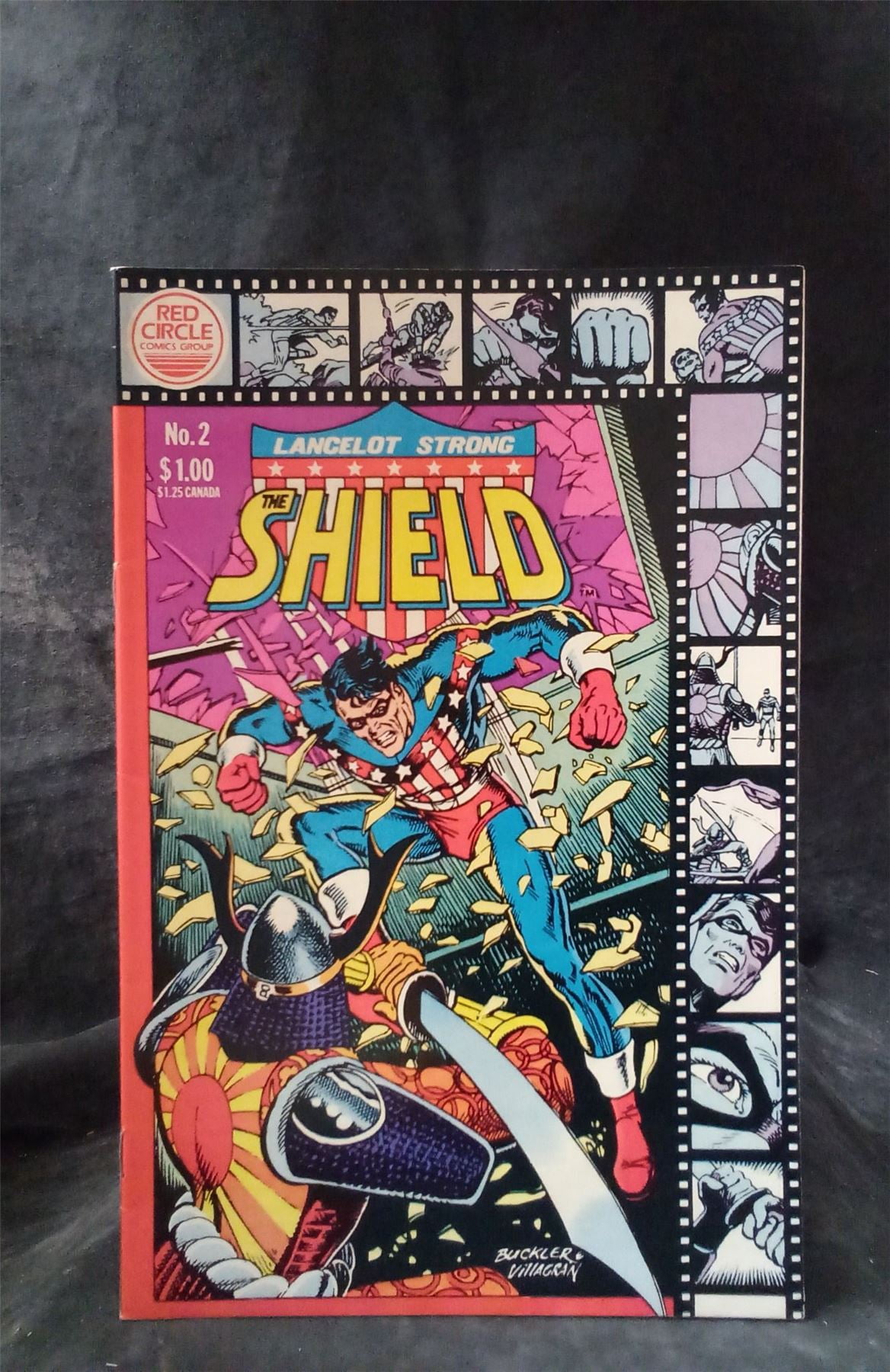 Pre-Owned Lancelot Strong, The Shield #2 1983 Red Circle Comics Group ...
