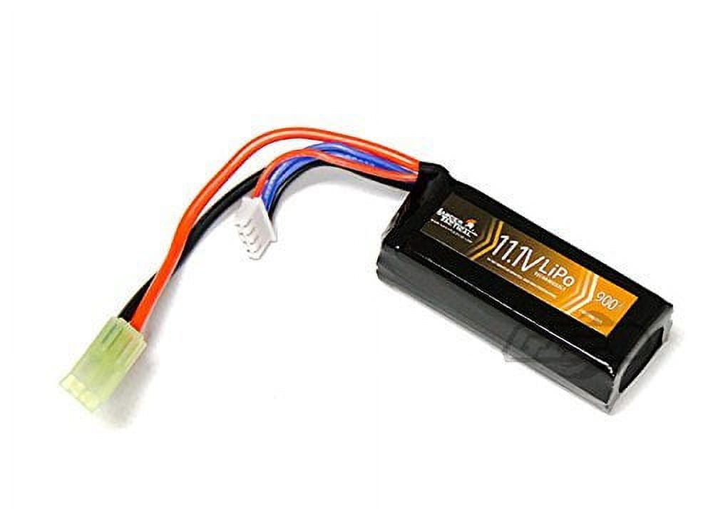 Lancer Tactical 11.1v 900mAh 3s 15c Compact Lithium Polymer Battery ...