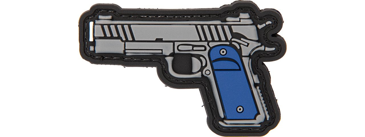 Lancer Tactical 3D 1911 PVC Patch ( Blue / Grey ) - Walmart.com