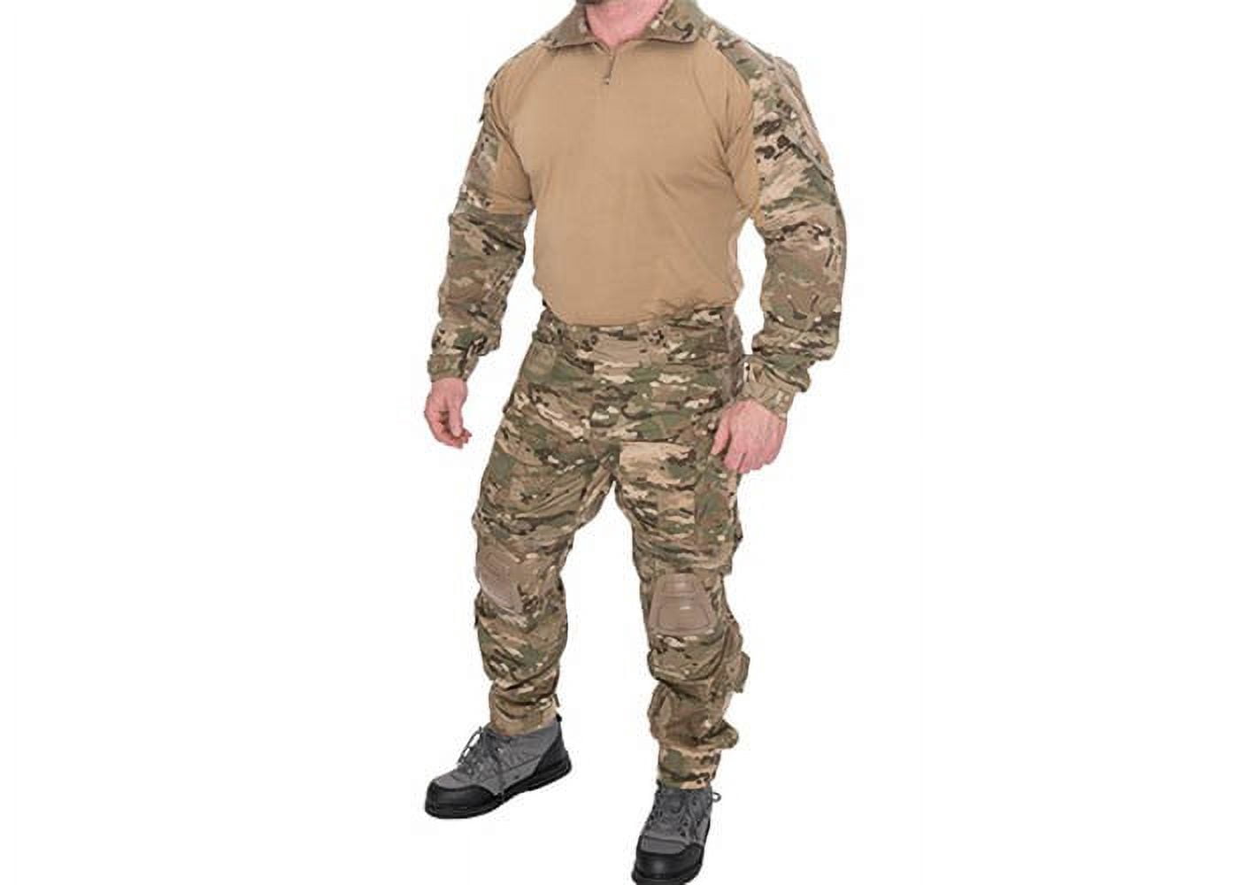 Lancer Tactical Combat Tactical Uniform Set ( Camo / XS ) - Walmart.com