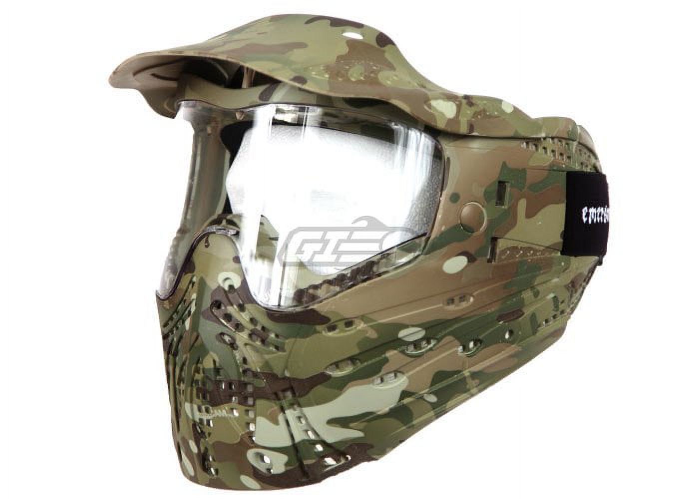 Lancer Tactical Emerson Full Face Protection Clear Lens Mask ( Camo ...