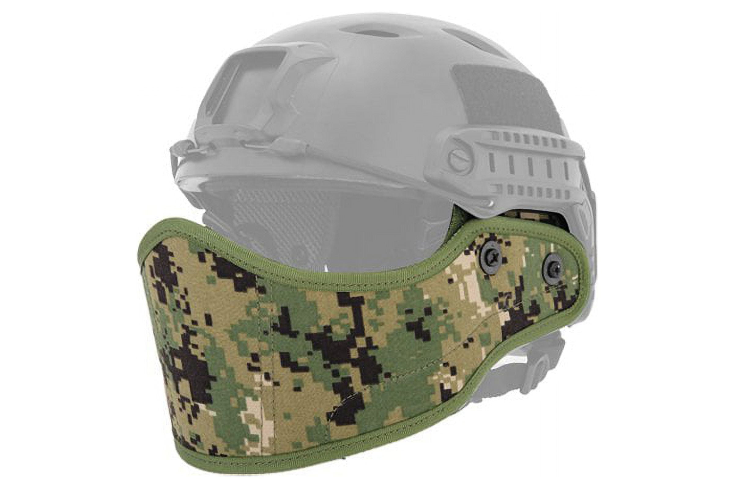 Lancer Tactical Helmet Face Armour ( Jungle Digital ) - Walmart.com