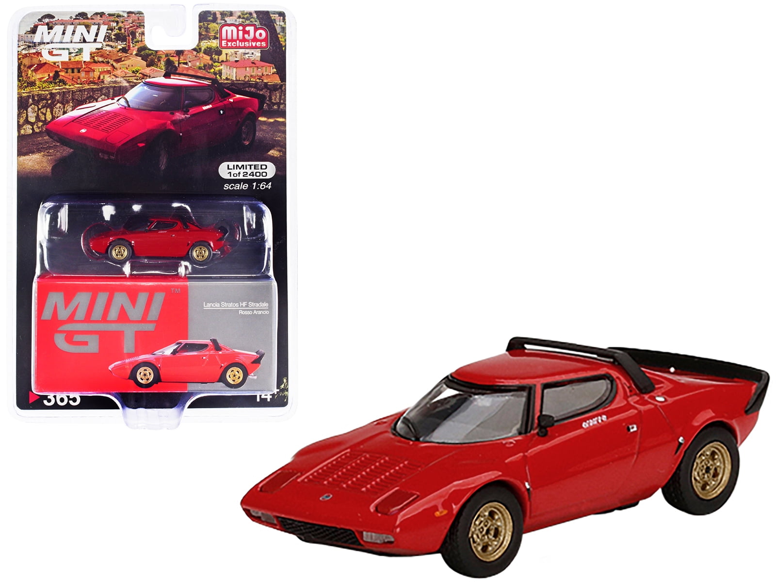 Lancia Stratos HF Stradale Rosso Arancio Red Limited Ed to 2400 pcs ...