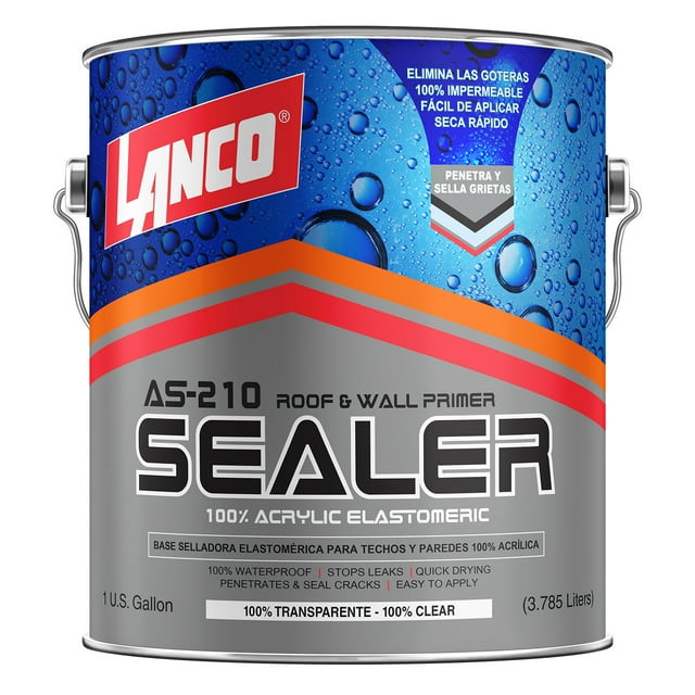 Lanco Acrylic Primer Sealer Clear Finish, 1 Gallon - Walmart.com