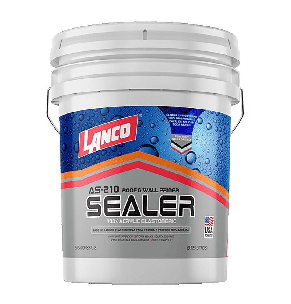 Lanco Acrylic Primer Sealer Clear Finish, 5 Gallon - Walmart.com