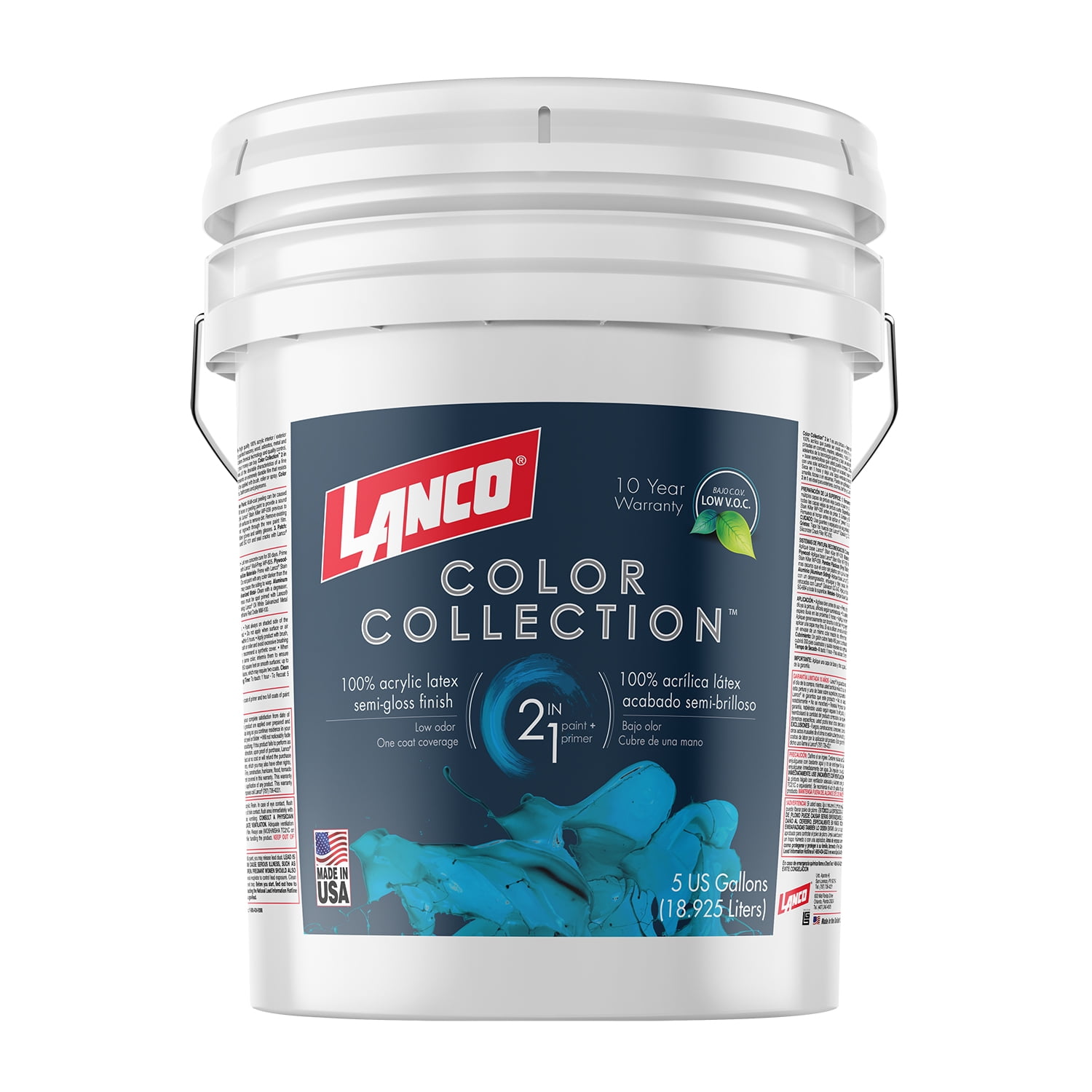 Free Shipping! Lanco Color Collection 2 in 1, Semi Gloss Interior ...