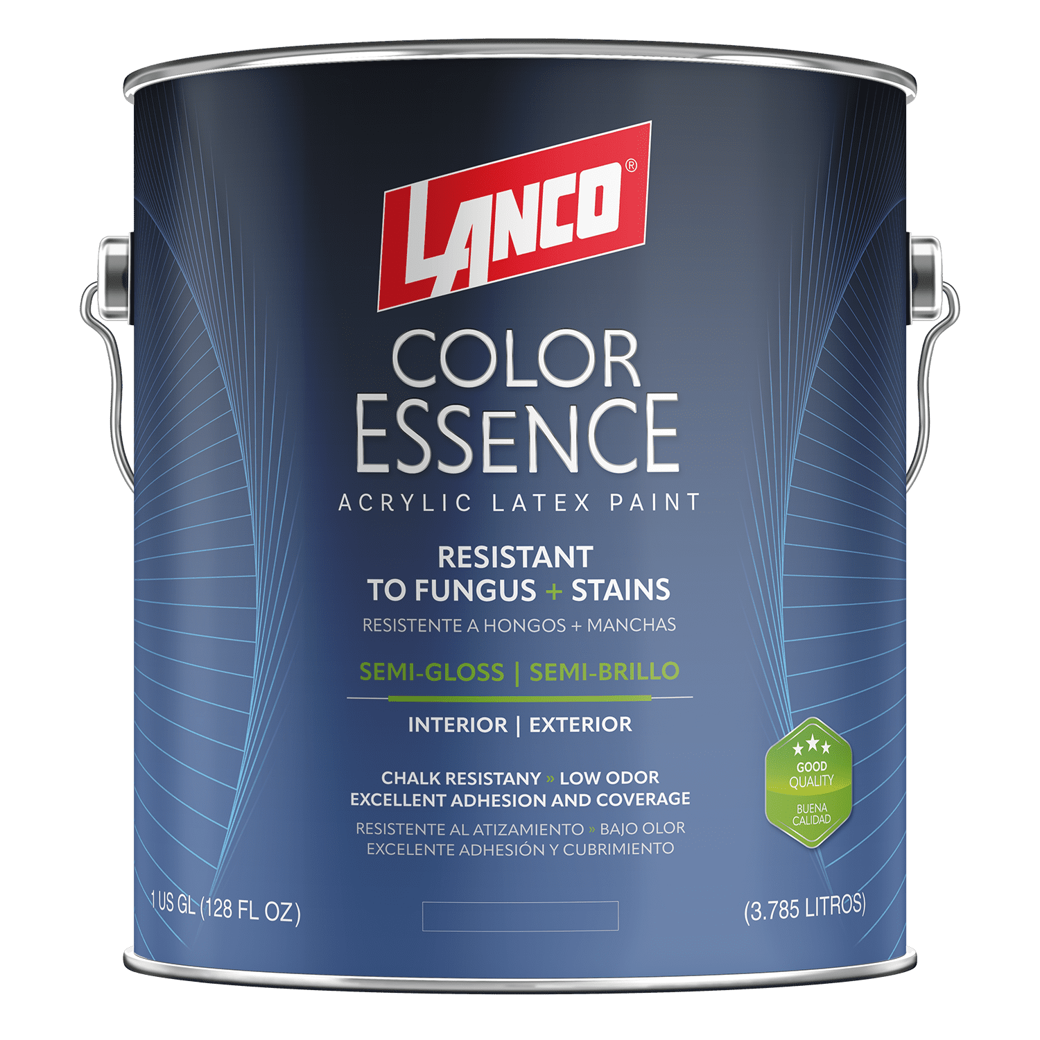 Lanco Color Essence Semi Gloss White & Pastel Base, 1 Gallon - Walmart.com