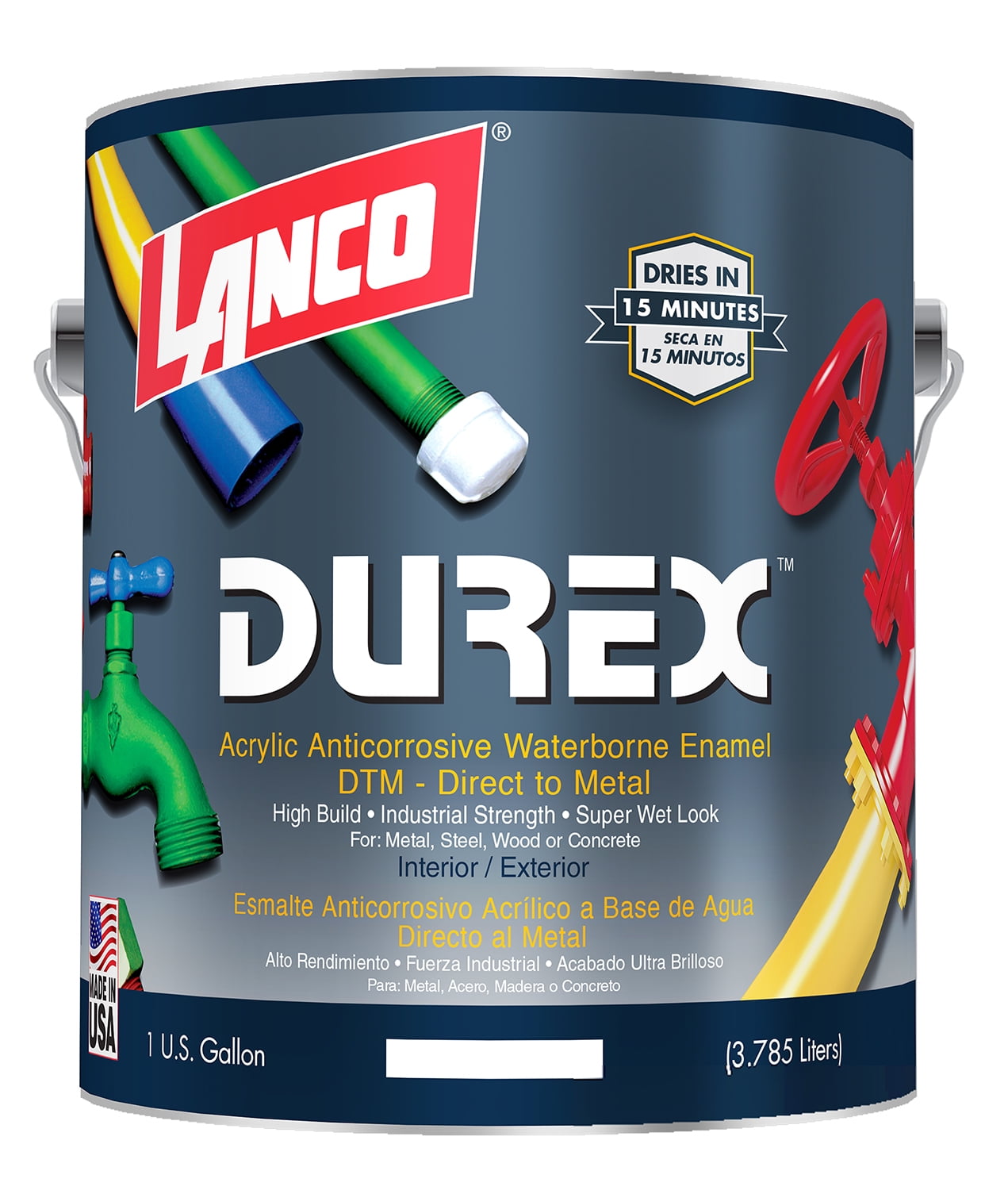 Lanco Durex Gloss White Finish, 1 Gallon - Walmart.com