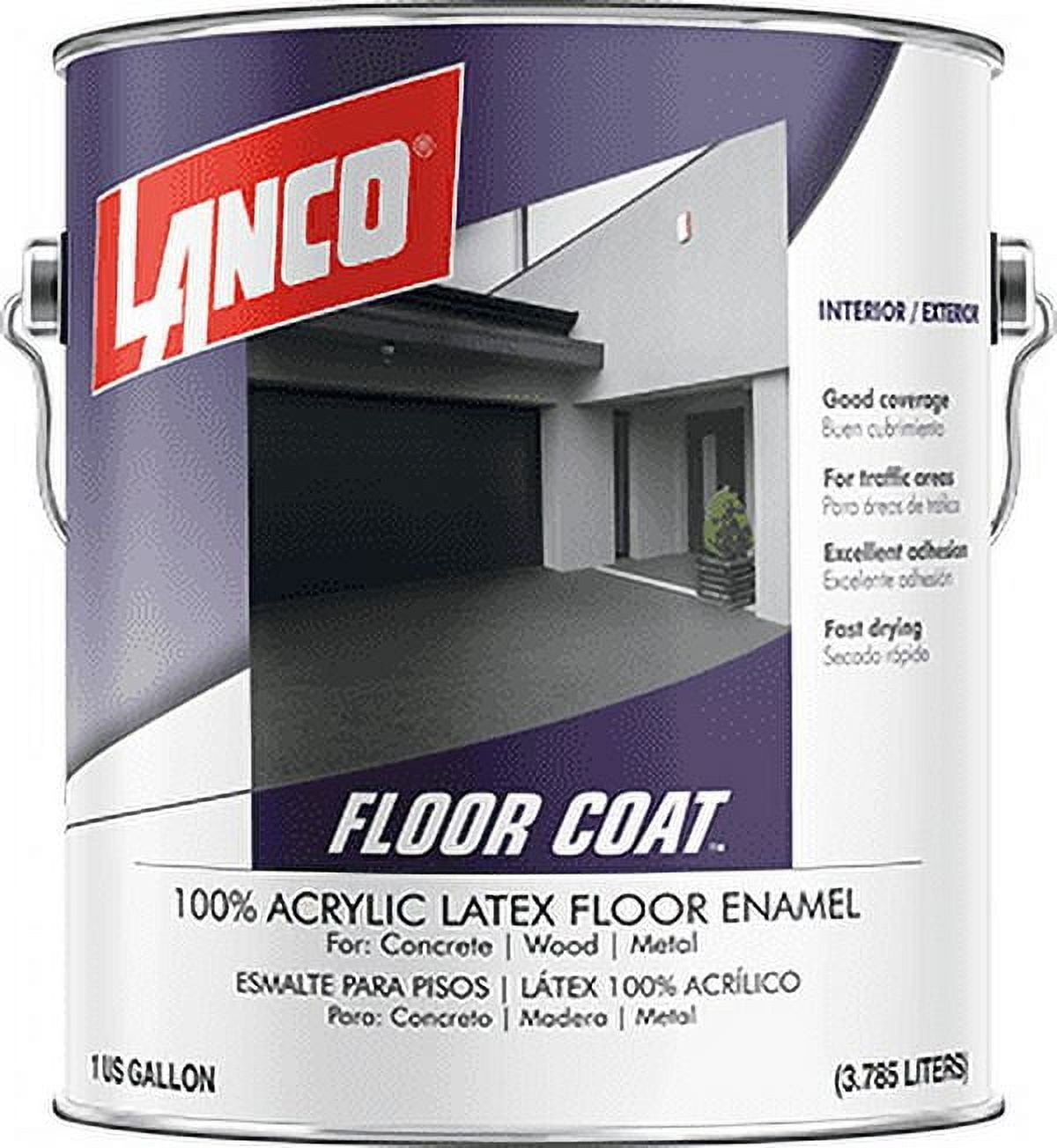 Lanco Floor Coat Dark Gray Finish, 1 Gallon - Walmart.com