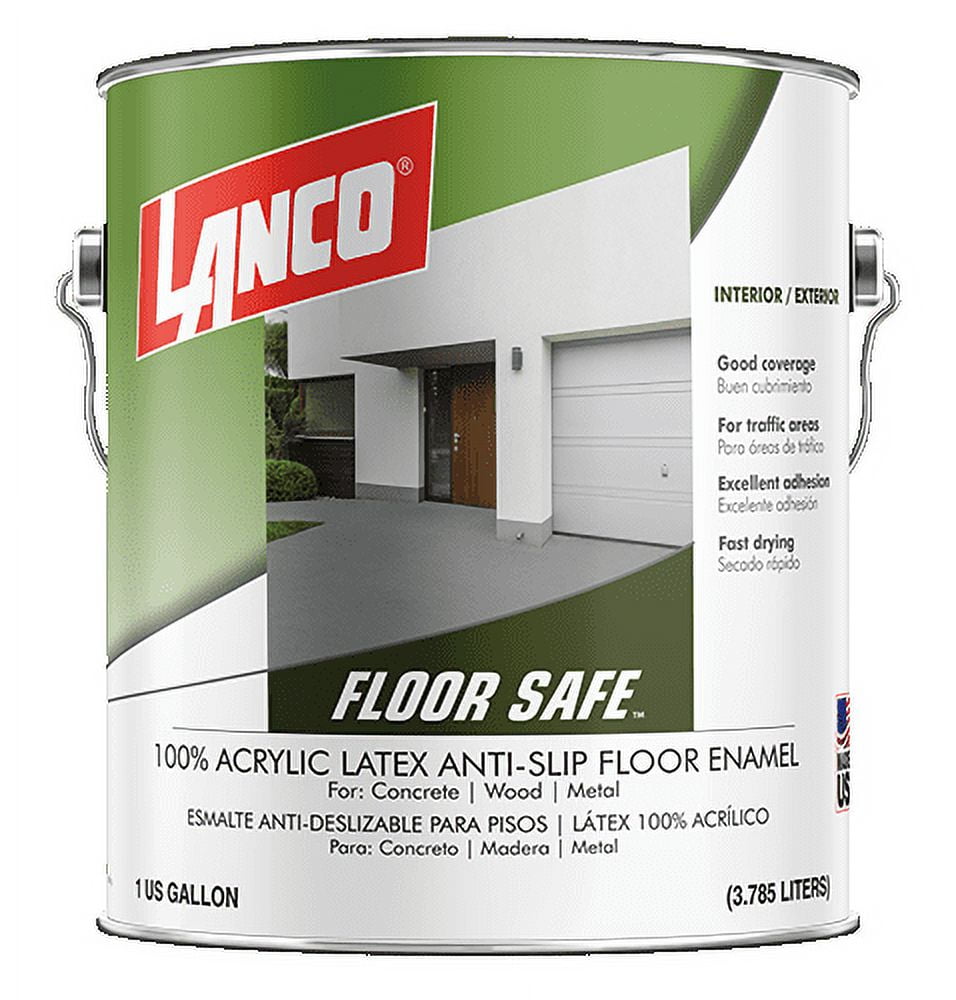 Lanco Floor Safe Light Green Sanded Finish, 1 Gallon - Walmart.com