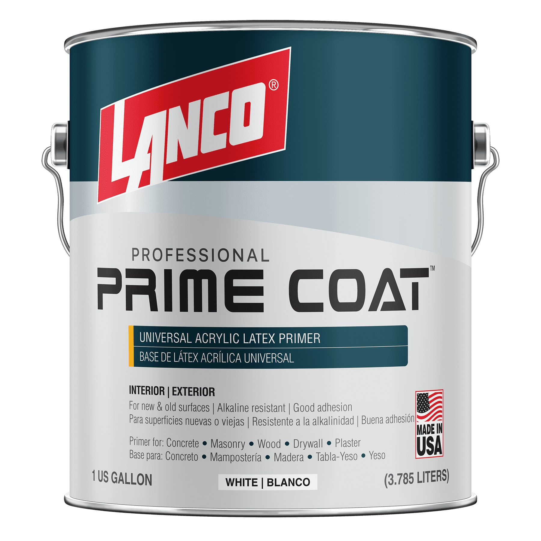 Lanco Prime Coat Acrylic Primer White, 1 Gallon - Walmart.com