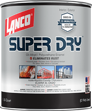 Lanco Super Dry Black Finish, 1 Quart - Walmart.com