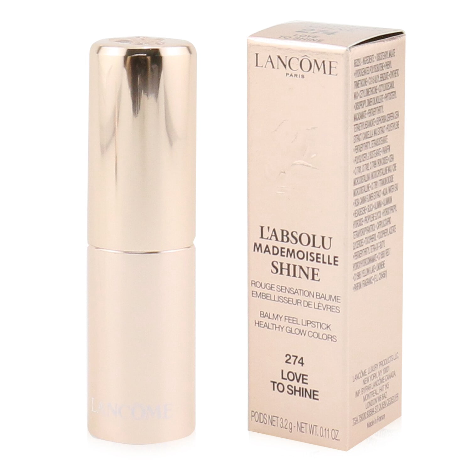 Lancome L'Absolu Mademoiselle Shine Lipstick - Walmart.com