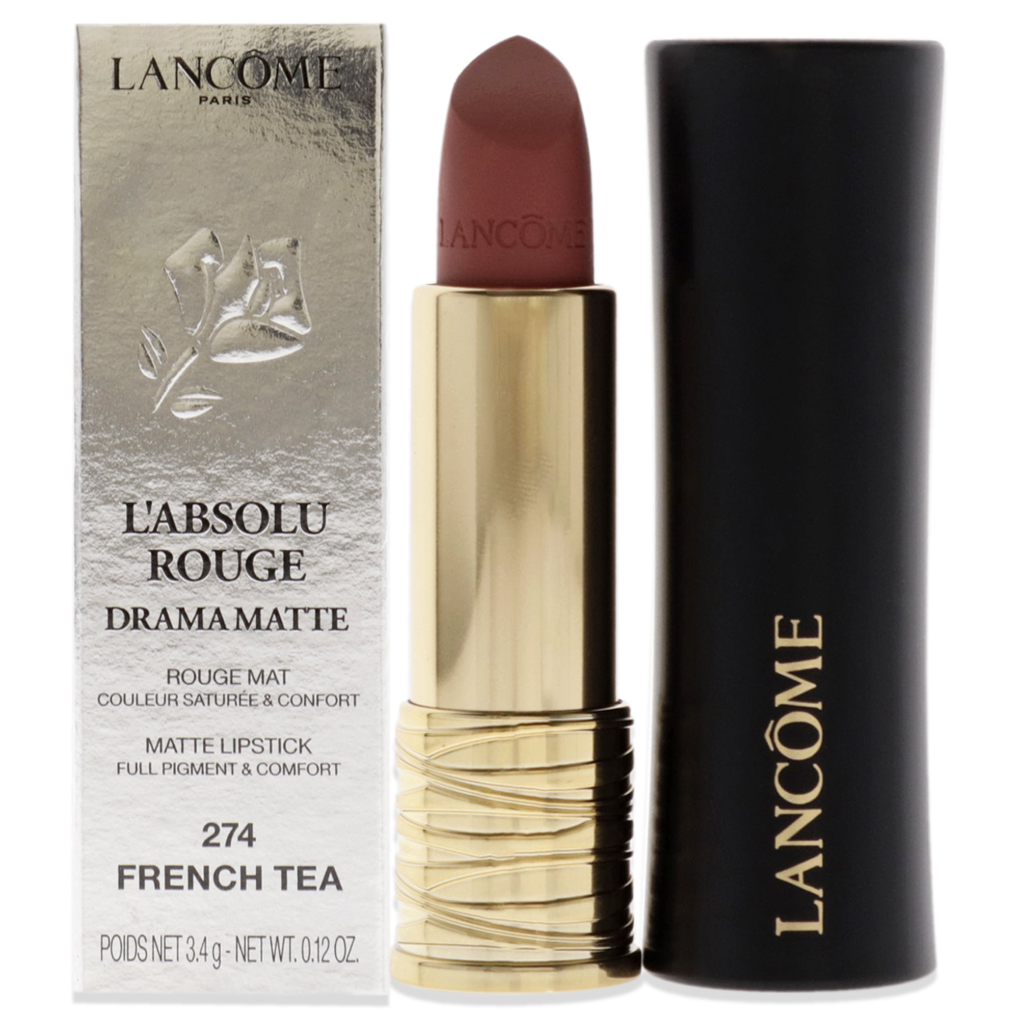Lancome LAbsolu Rouge Drama Matte - 274 French Tea , 0.12 oz Lipstick ...
