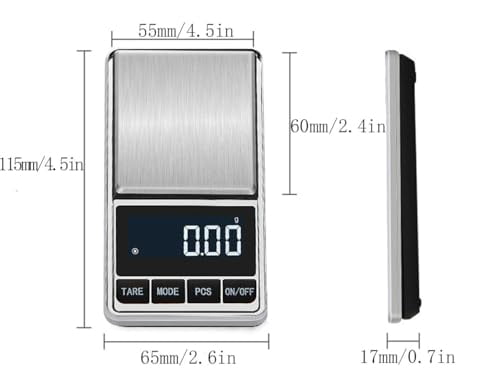 Lancoon Mini Pocket Scale 500g x 0.01g Portable Electronic Weight ...