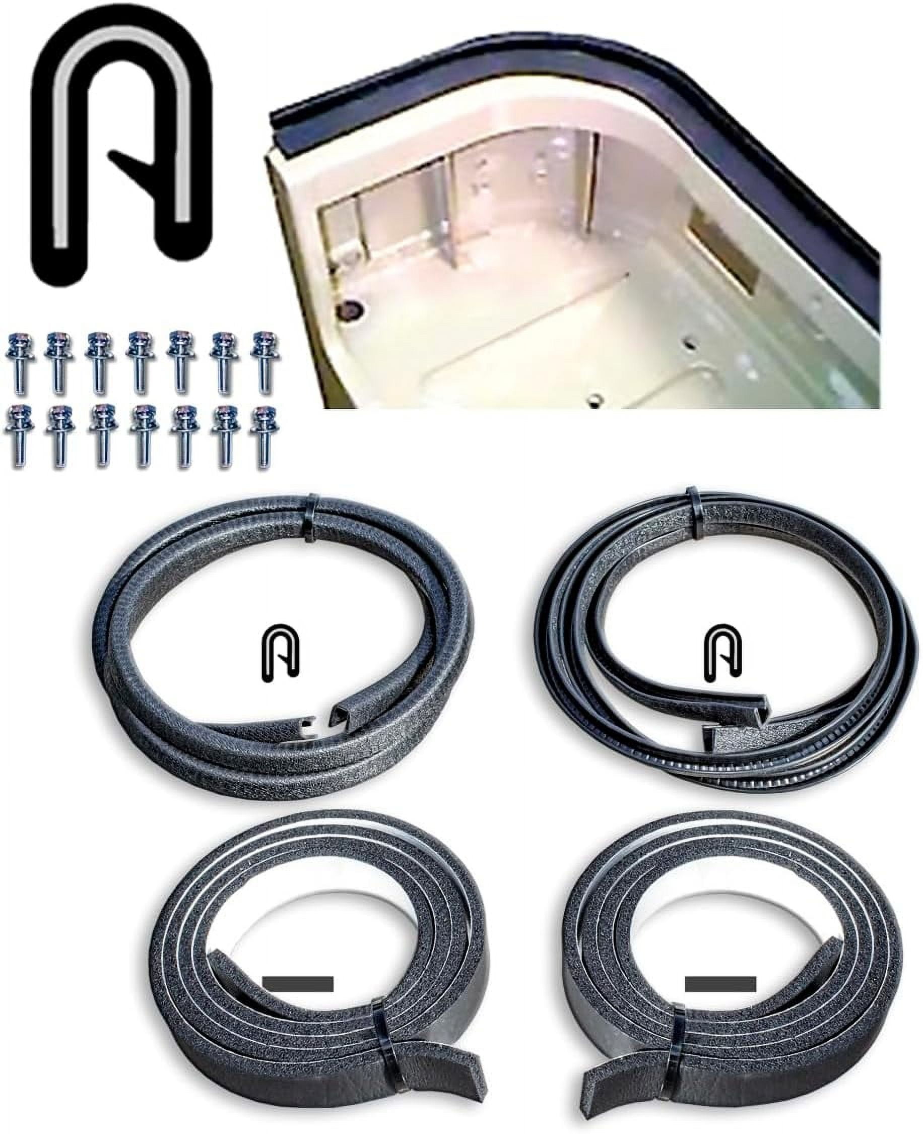 Land Cruiser FJ40 Body Tub to Hard Top Weatherstripping Kit with Screws ...