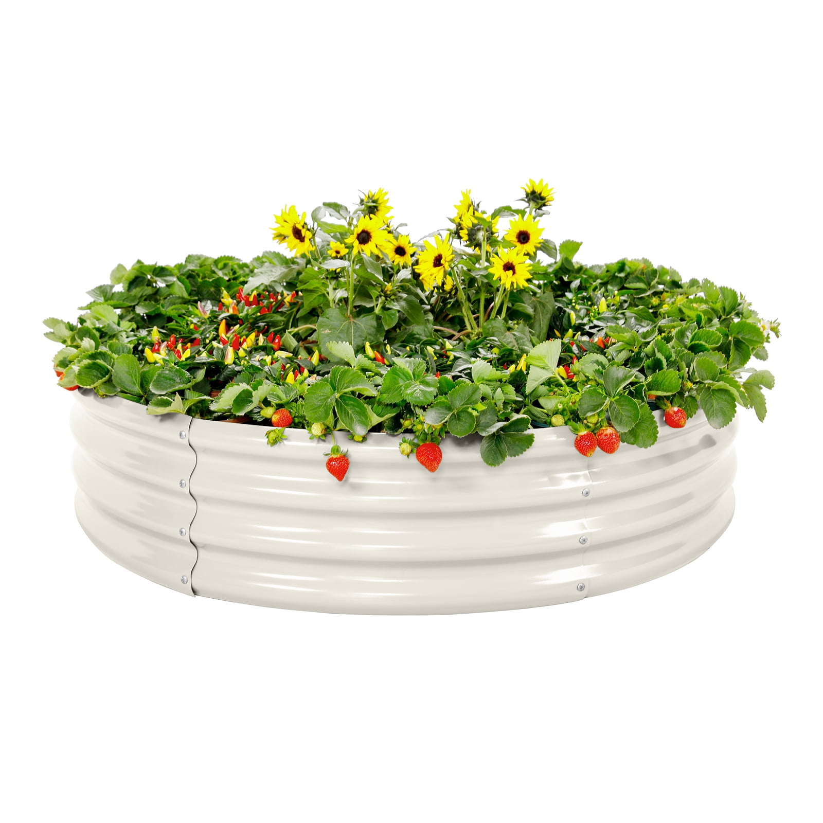 Outdoor Vegetable Bed Land Guard 12x4x1ft - 359 Gallon Capacity Metal ...