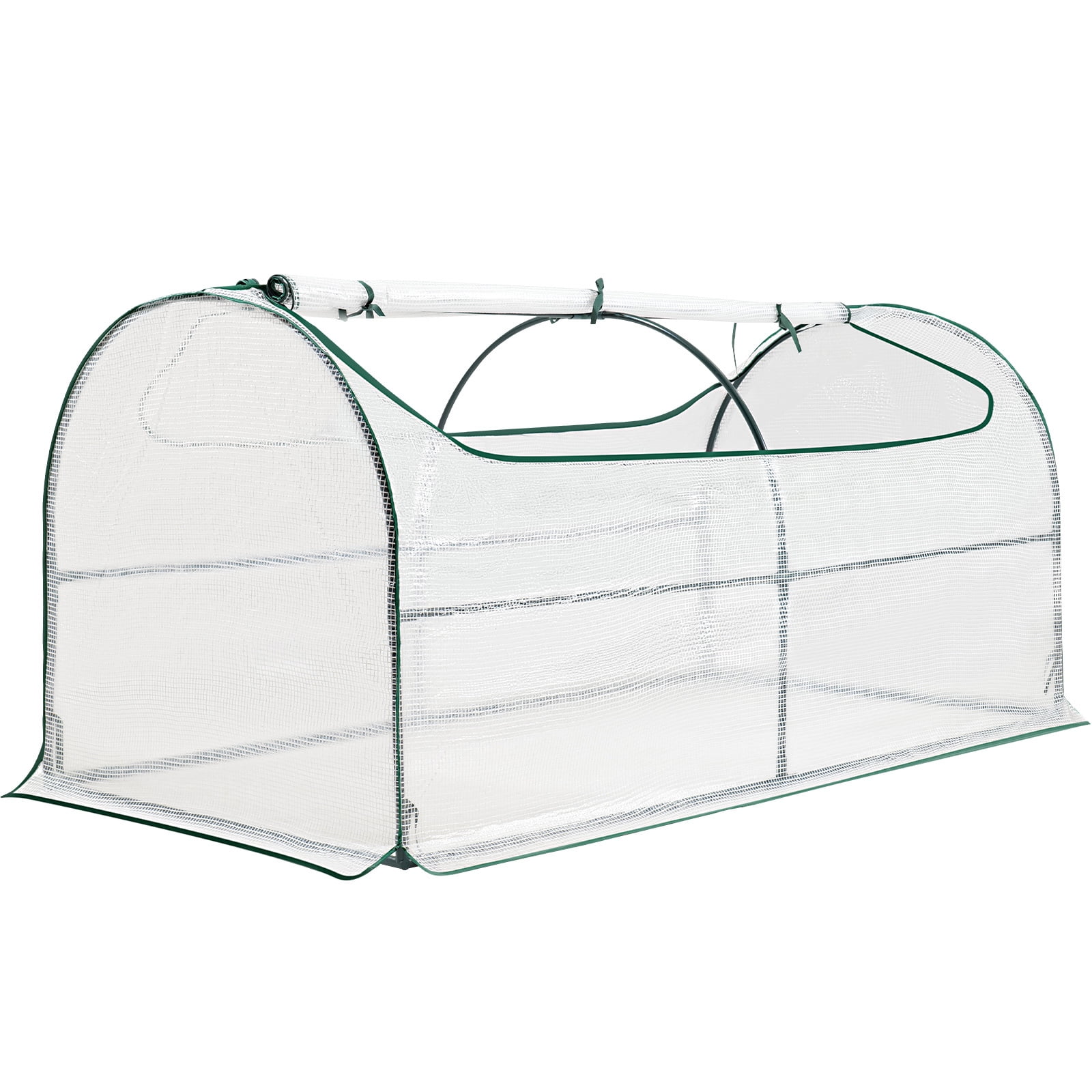 Land Guard 4x2x1ft Greenhouse for Oval，Elevated Bottom, Roll-up ...